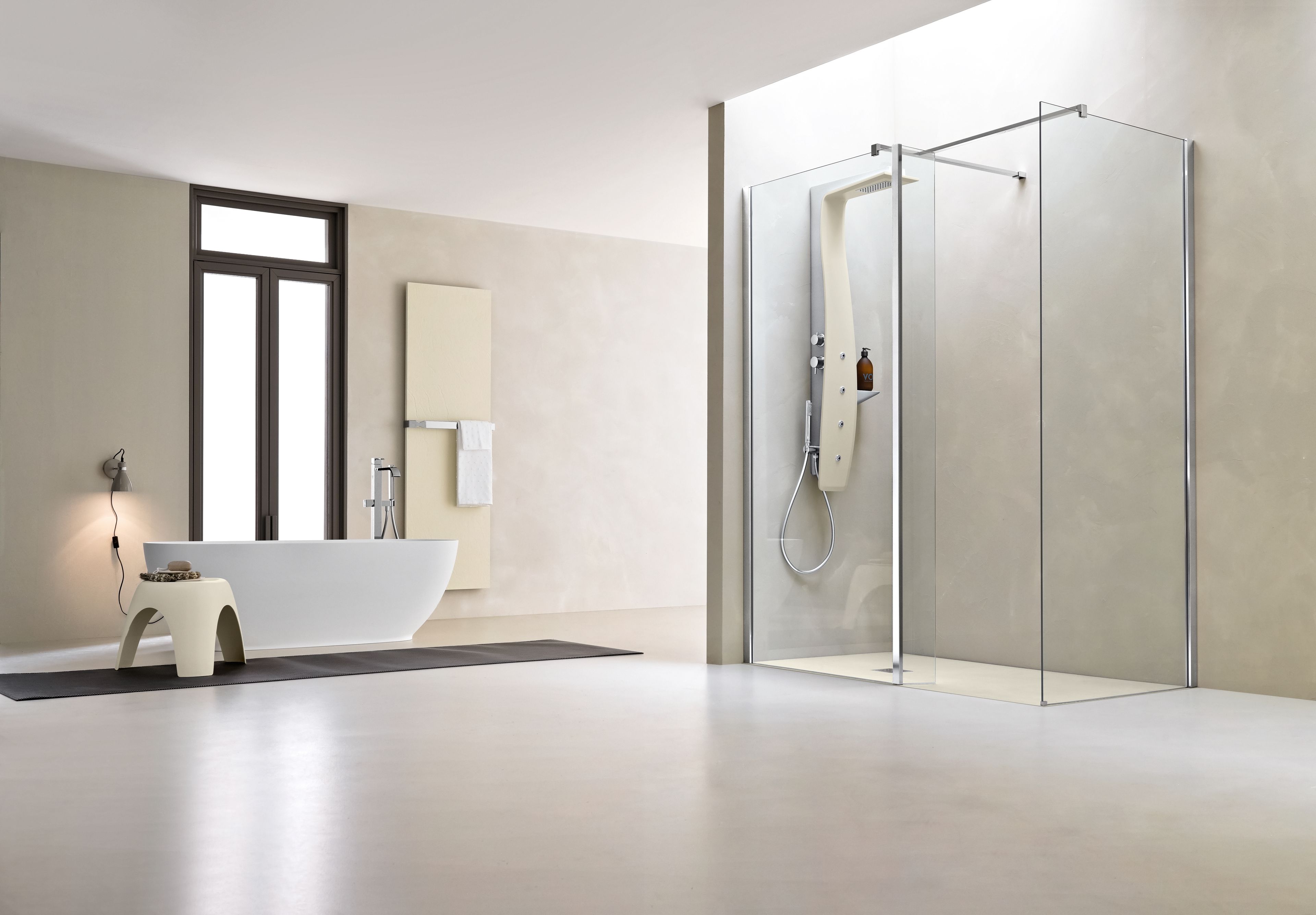 SEPARET 8 | Corner Walk in shower Corner rectangular Walk in shower By ...