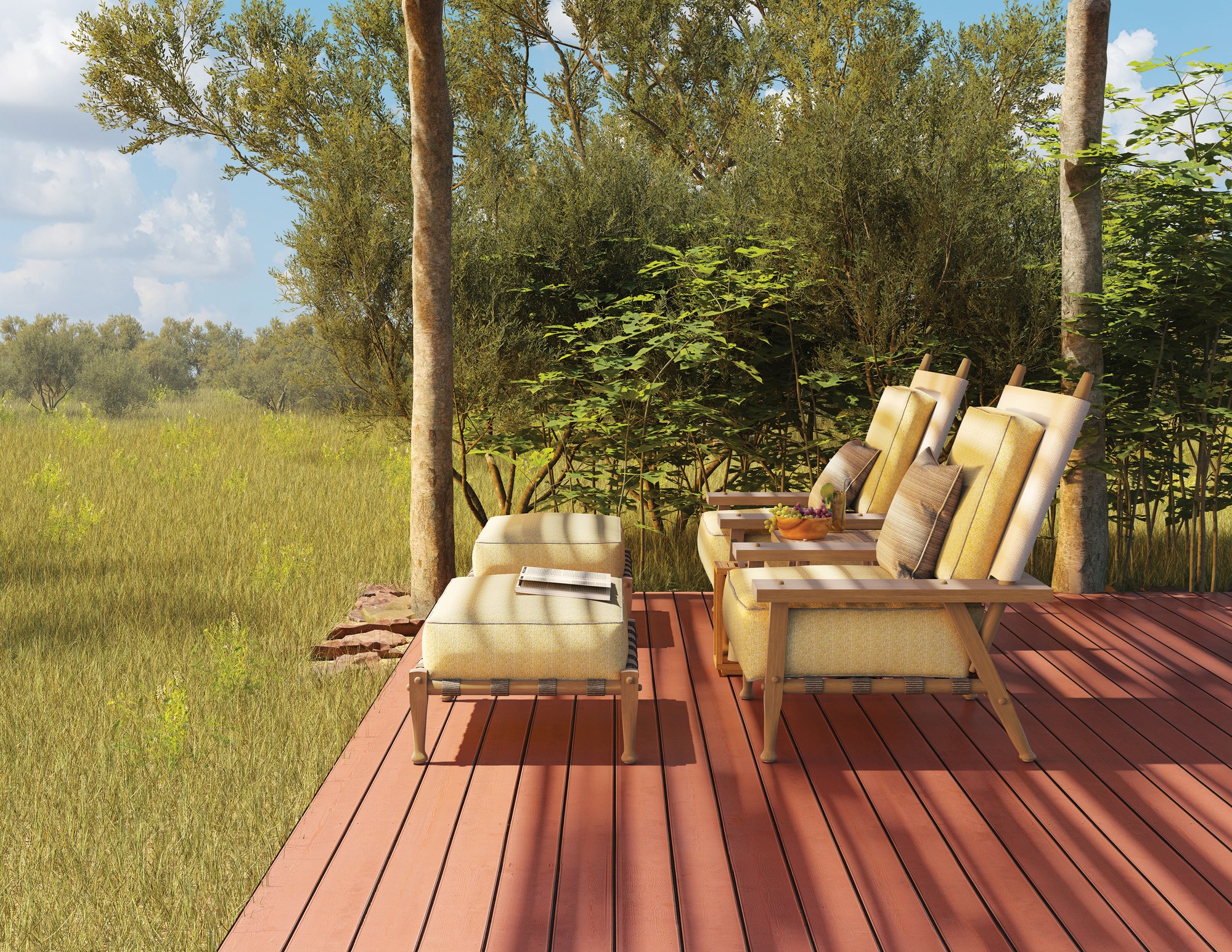 SERENGETI | Garden armchair By JANUS et Cie design Philippe Starck