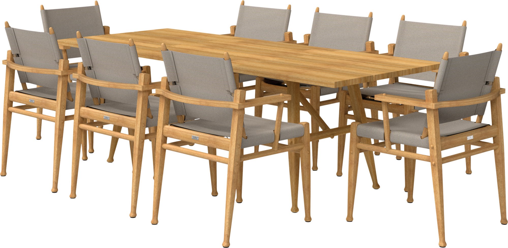 SERENGETI Rectangular teak garden table By JANUS et Cie | design ...