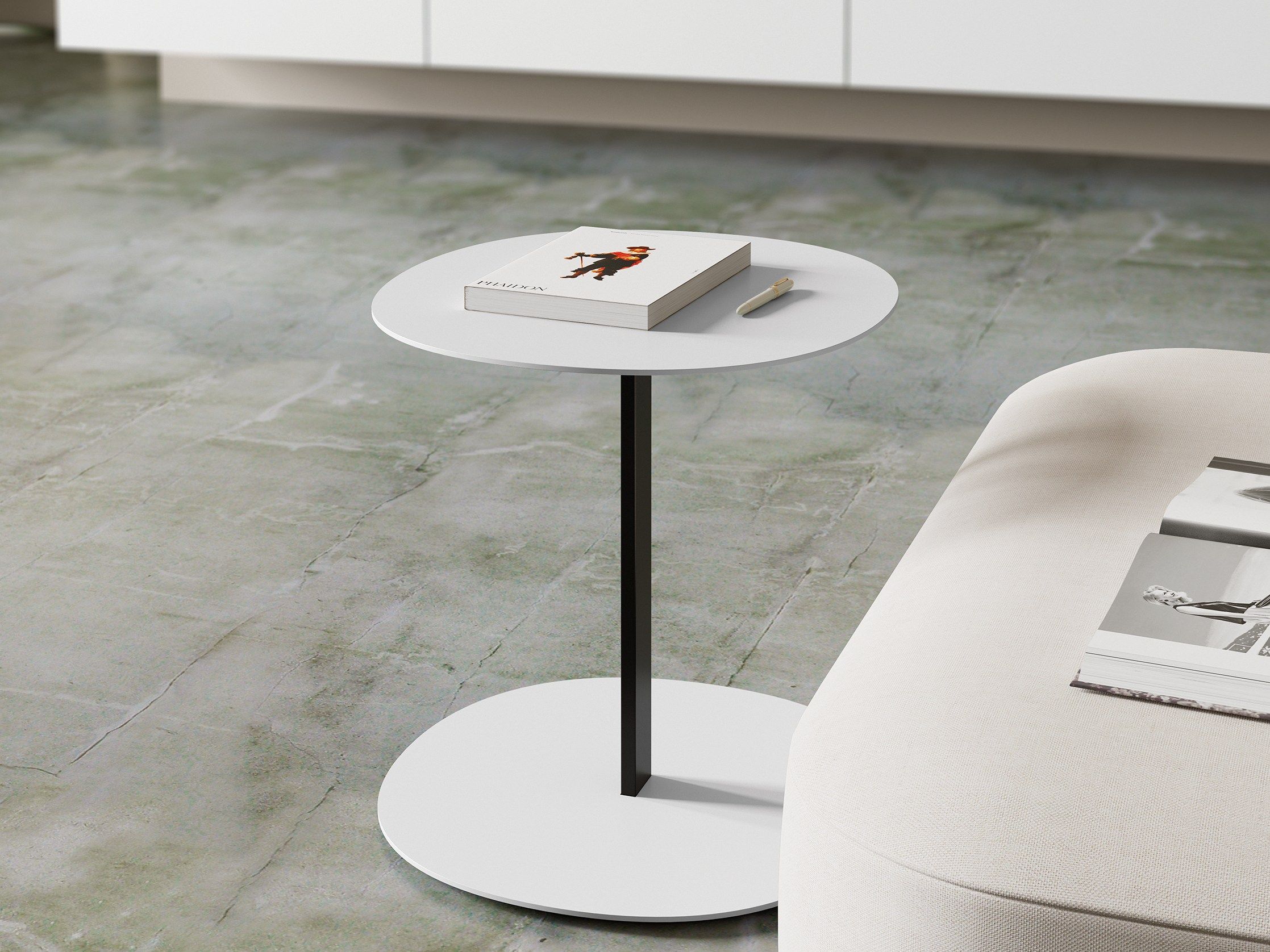 SERRA | Round coffee table By Viccarbe design Victor Carrasco