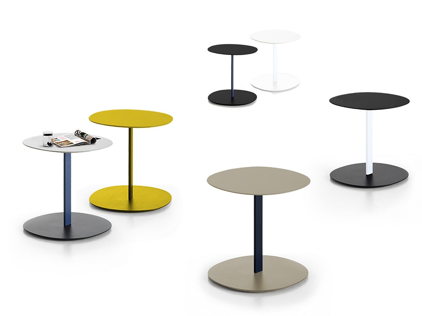 SERRA | Round coffee table By Viccarbe design Victor Carrasco
