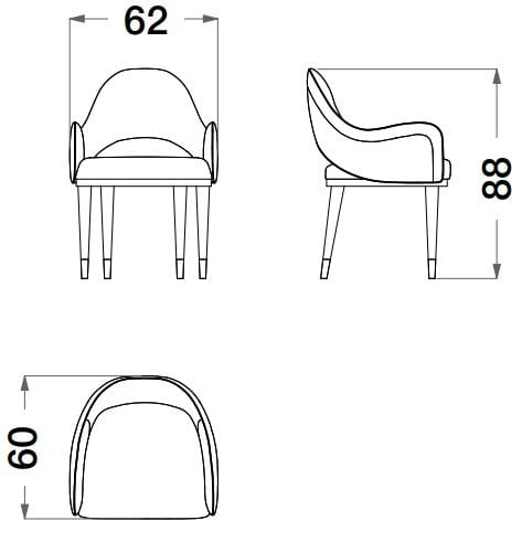 SESTO SENSO | Open back chair Sesto Senso Collection By CPRN HOMOOD ...