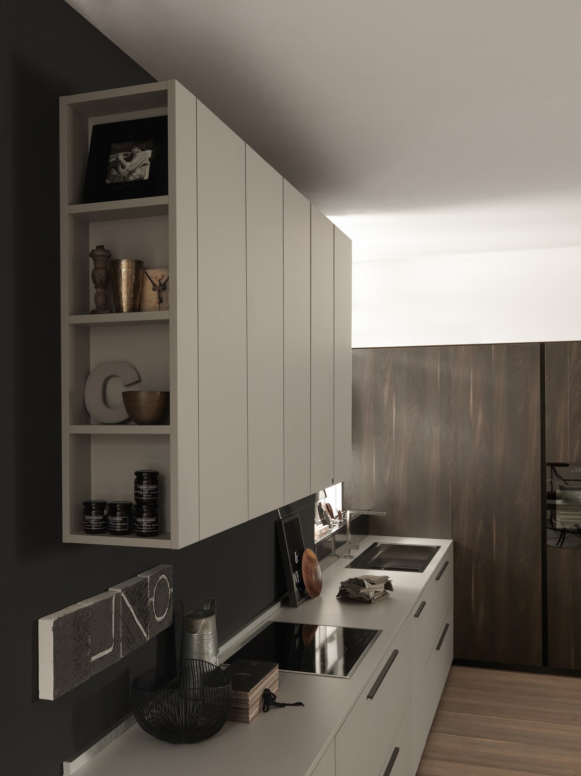SETA | Kitchen with peninsula Seta Collection By Floritelli Cucine