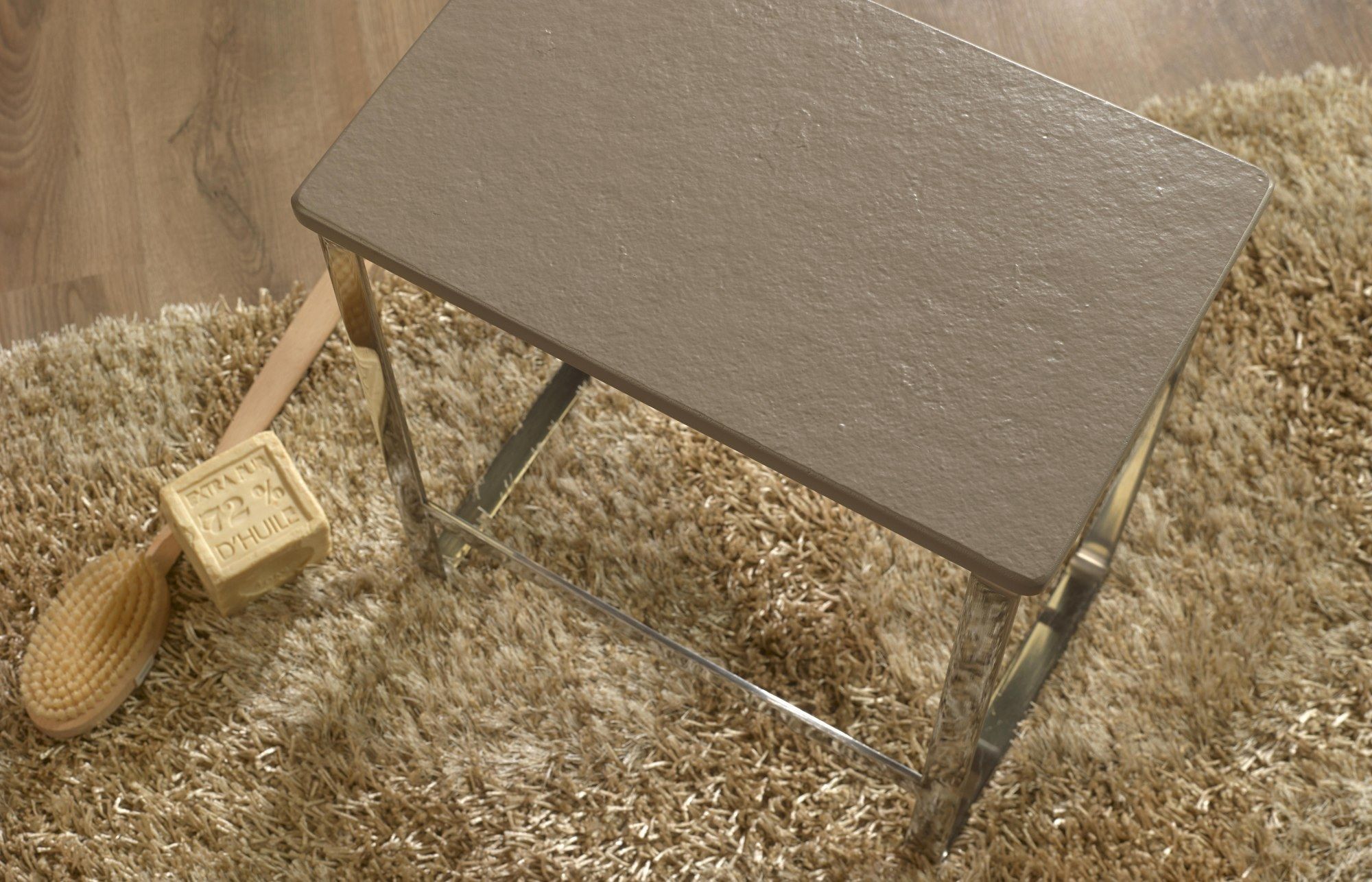 Steel bathroom stool SGABELLO By Acquabella