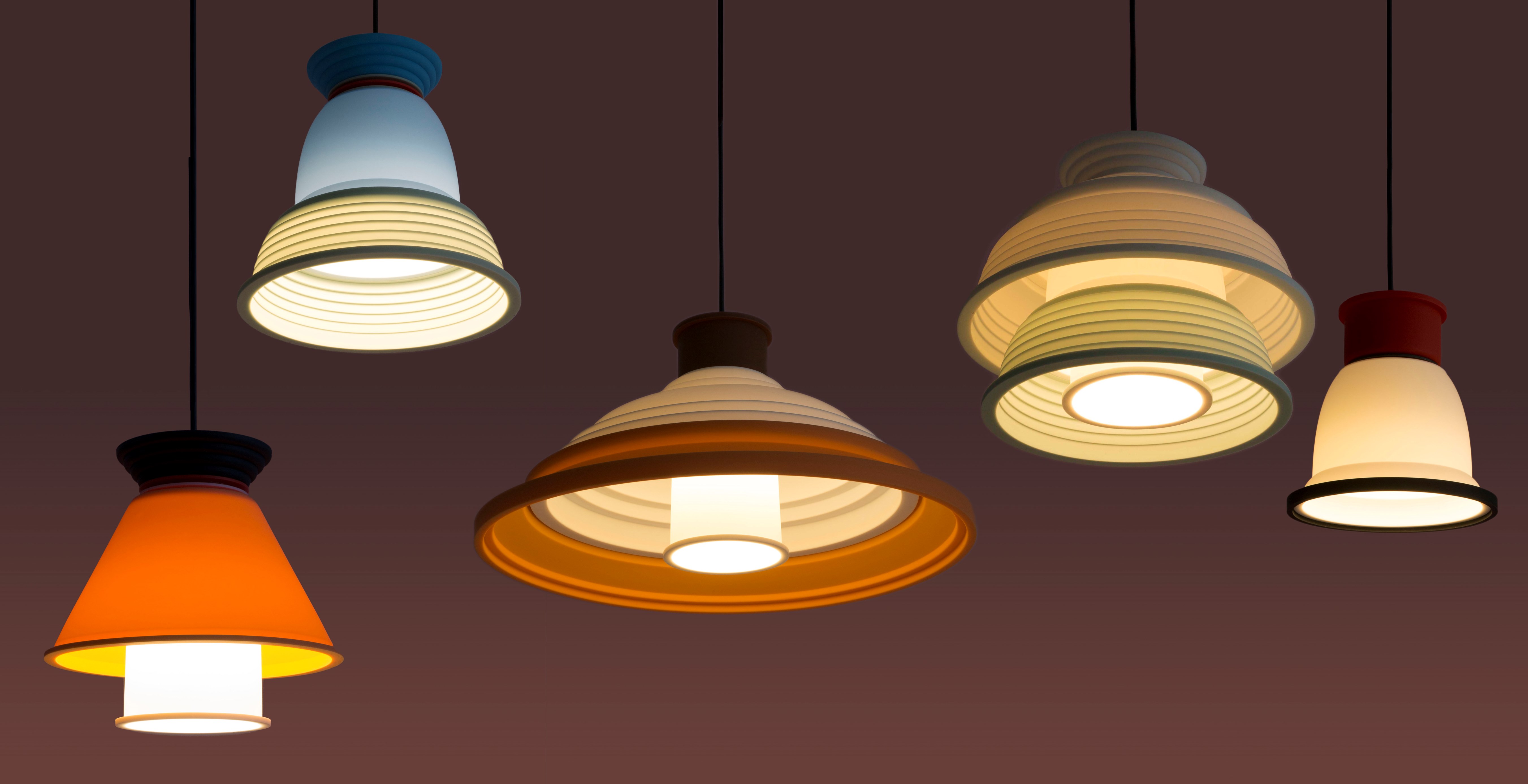 SHADES CL4 pendant lamp By SowdenLight design George J. Sowden