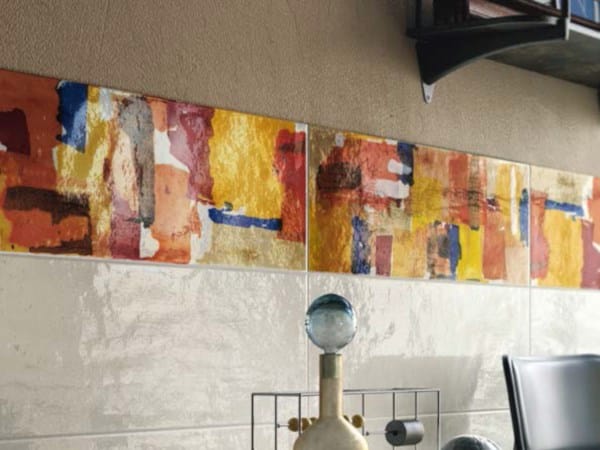 Double-fired ceramic wall tiles SHADES PATCH SUN MIX Shades Collection ...