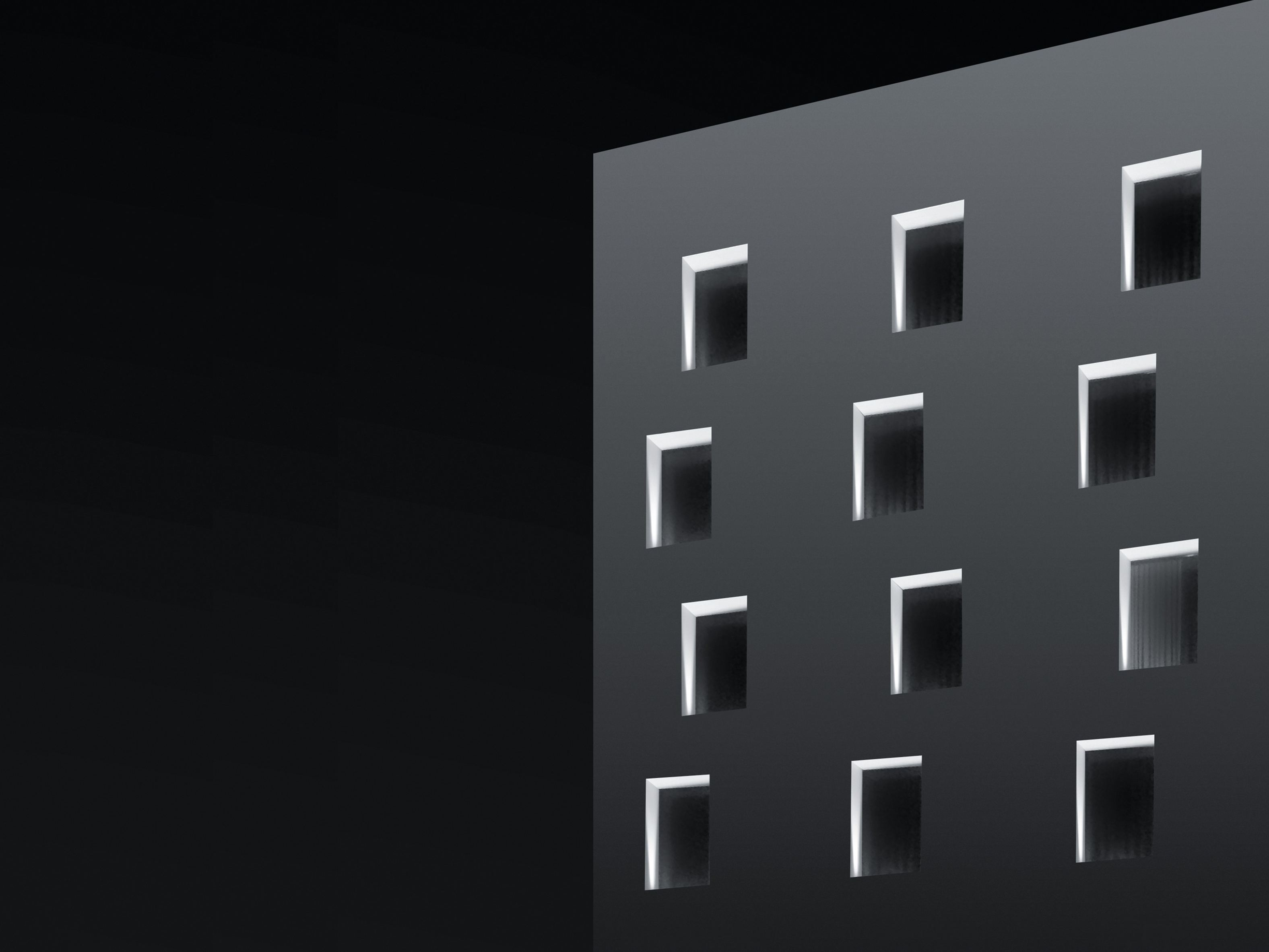 LED aluminium Outdoor wall lamp SHAPE By SIMES