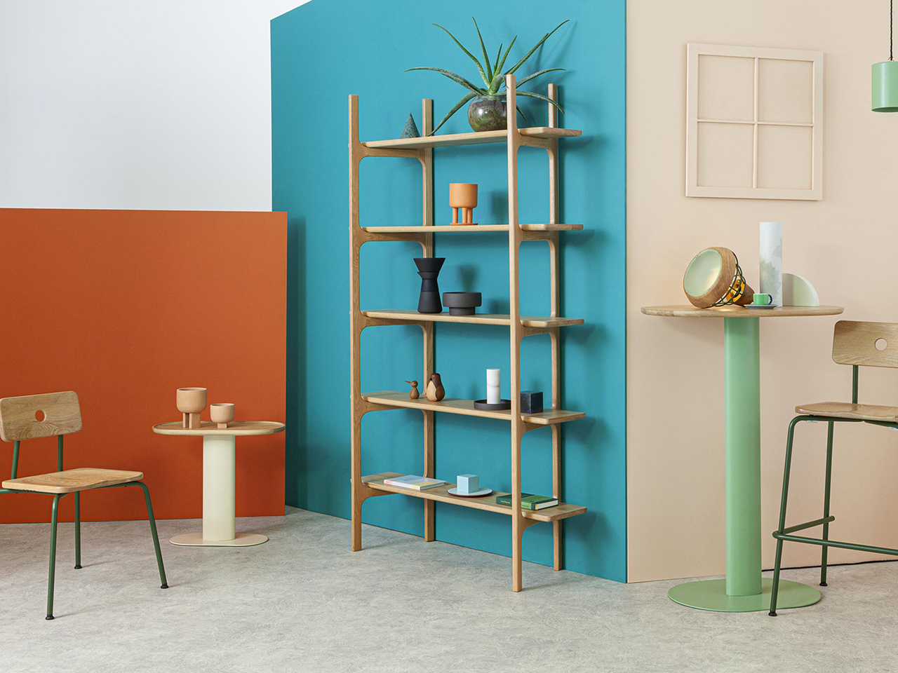 SHAW Open oak shelving unit By Liqui Contracts | design Cameron Fry ...