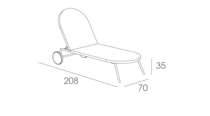 SHELL SUNBED | Lettino da giardino By FueraDentro design Jan des Bouvrie