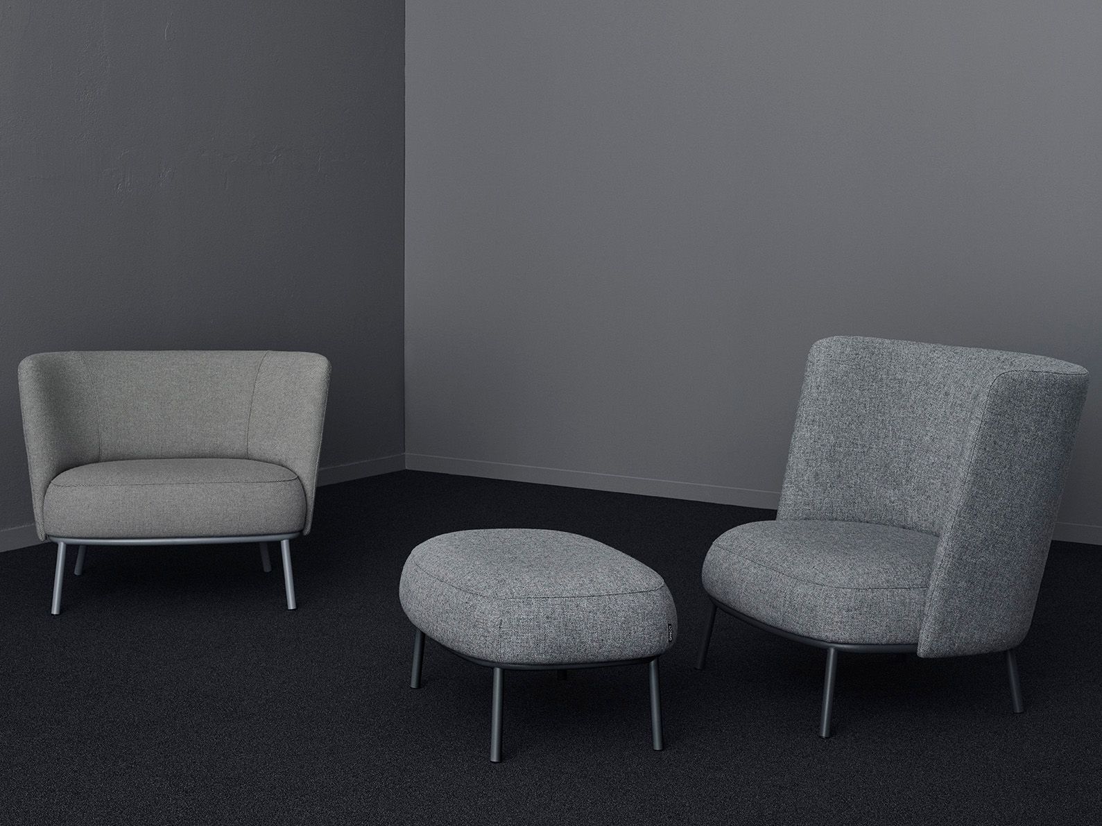 SHIFT LOW | Armchair Shift Collection By Offecct design Daniel Debiasi - Federico Sandri
