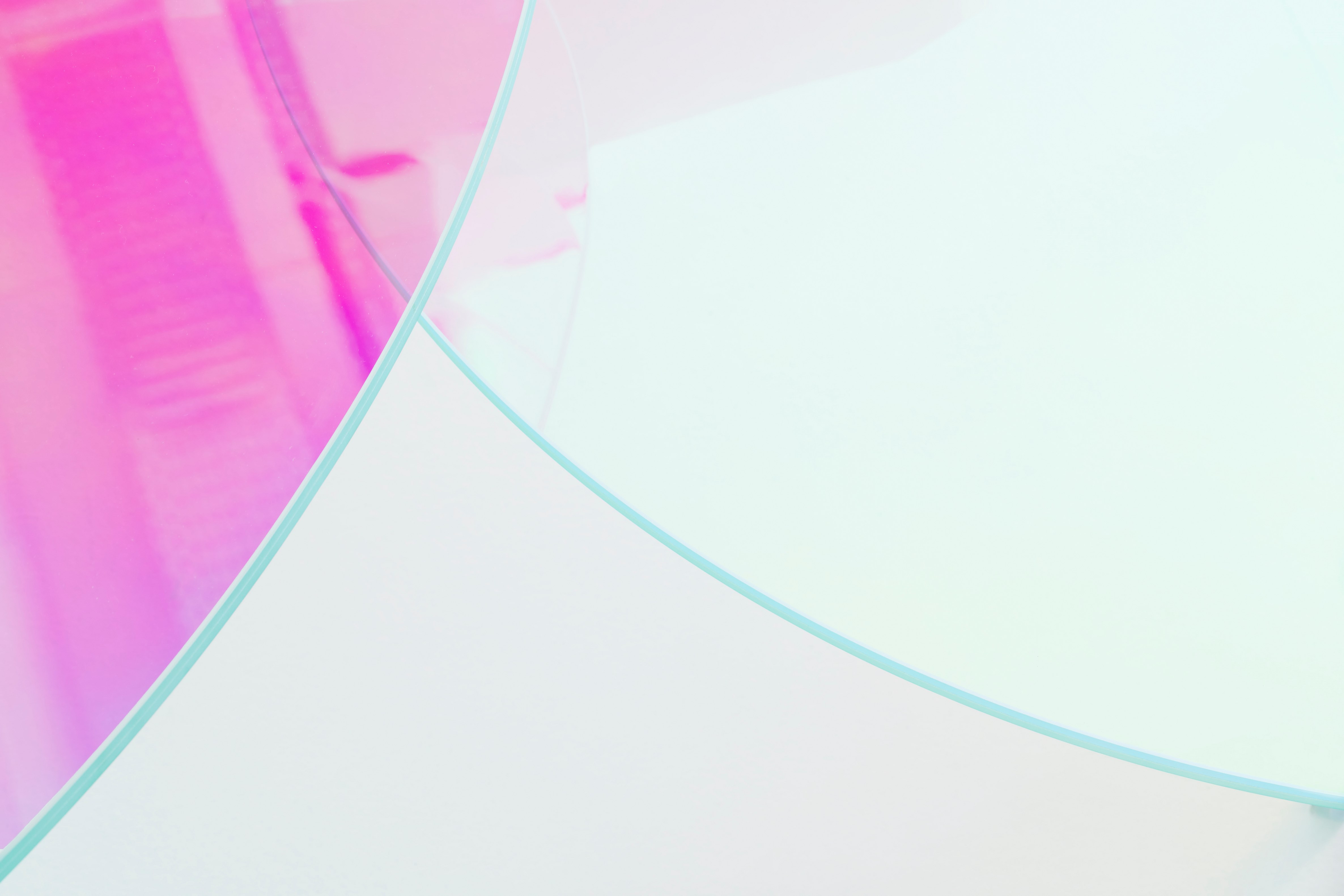 SHIMMER | Round coffee table By Glas Italia