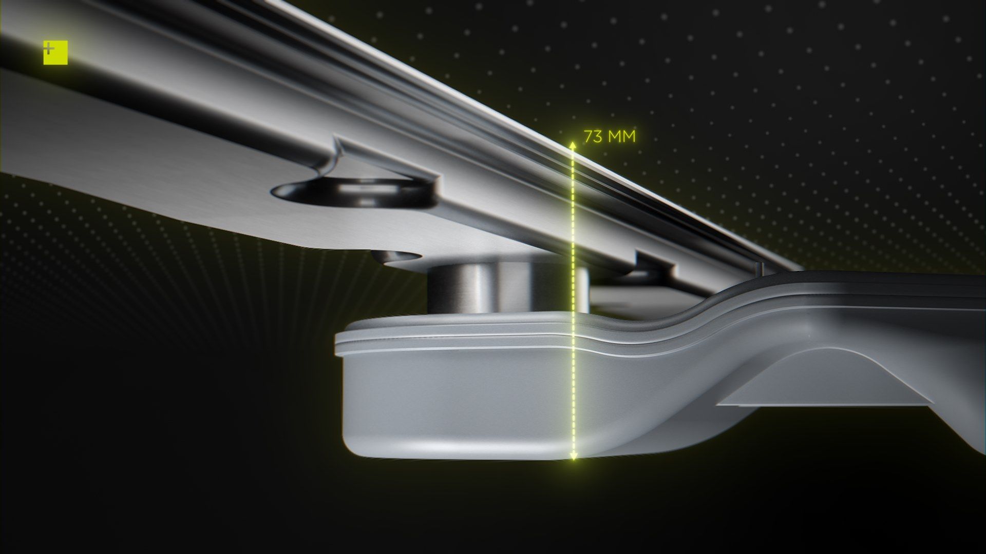 Stainless steel Drainage channel and part SHOWERTEC LINEAR By PROFILITEC