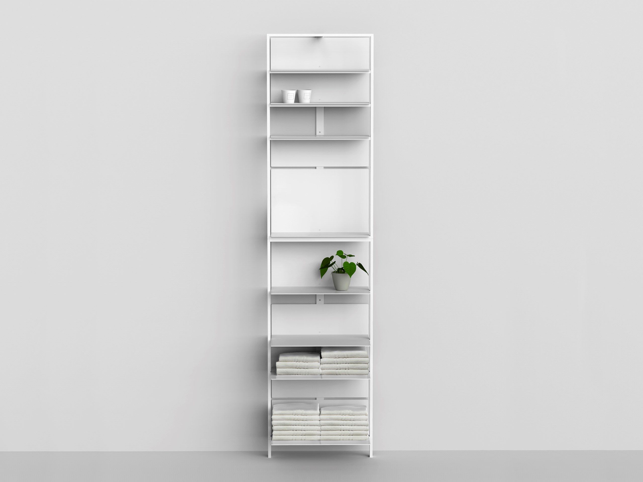 SHTEF Freestanding aluminium bookcase By prostoria | design Grupa ...