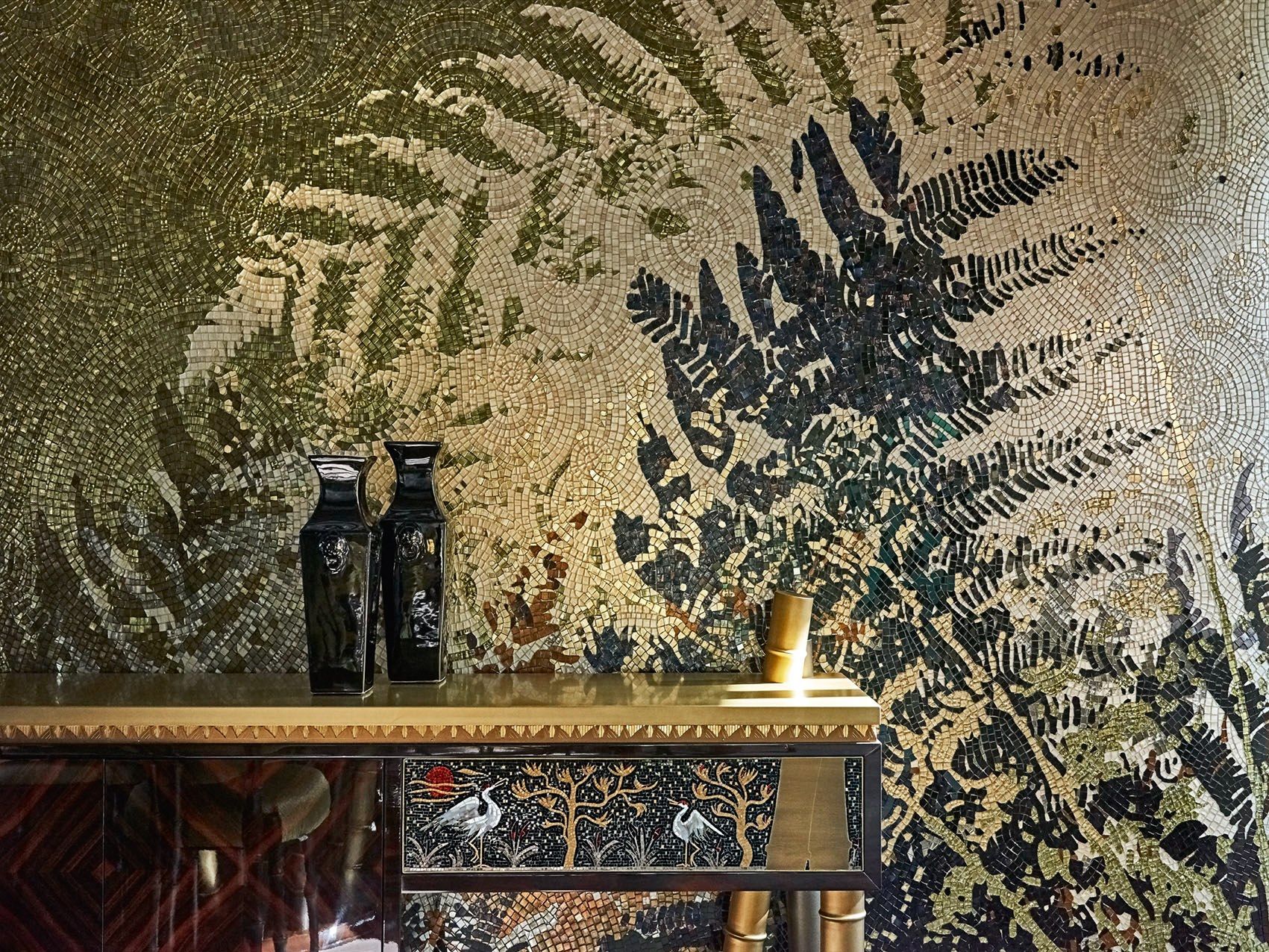 SIAM Ebony sideboard with integrated lighting By Sicis | design ...