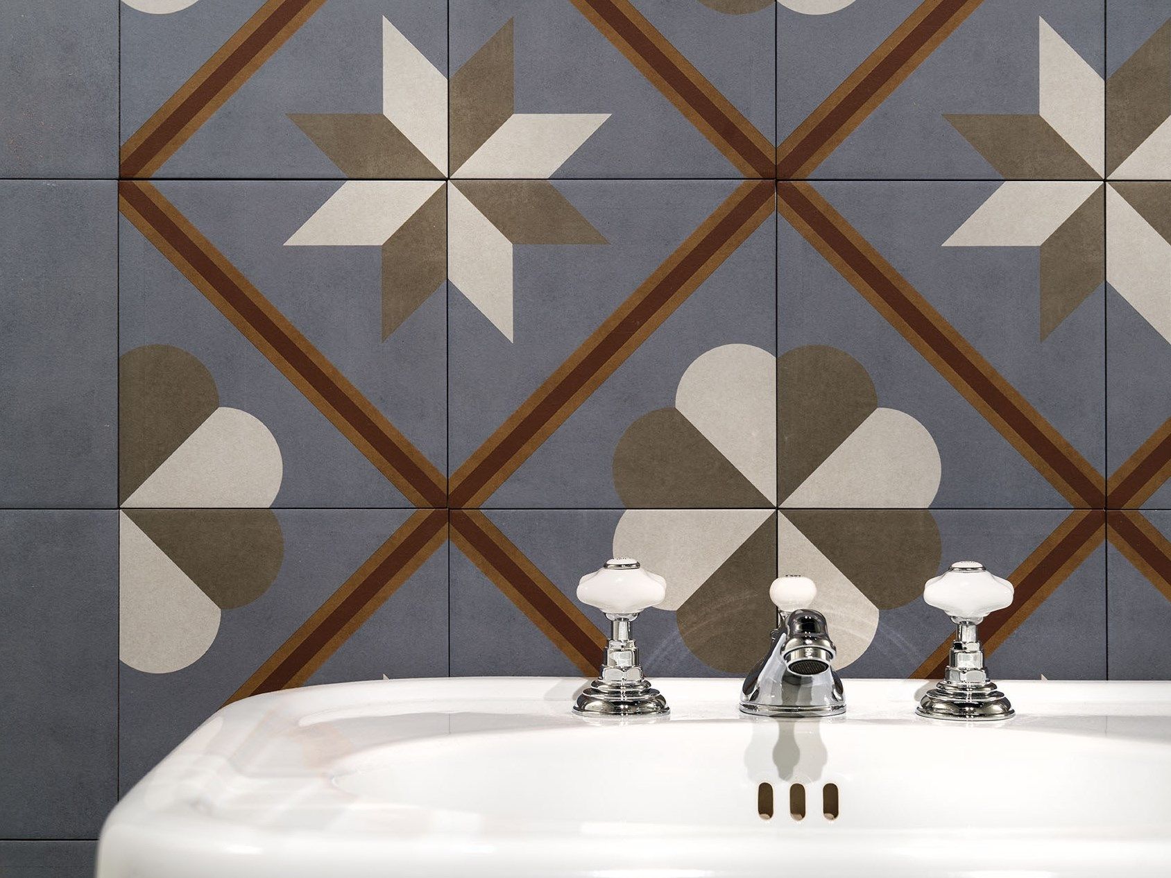 Porcelain stoneware wall/floor tiles with encaustic effect SICILY TILES ...