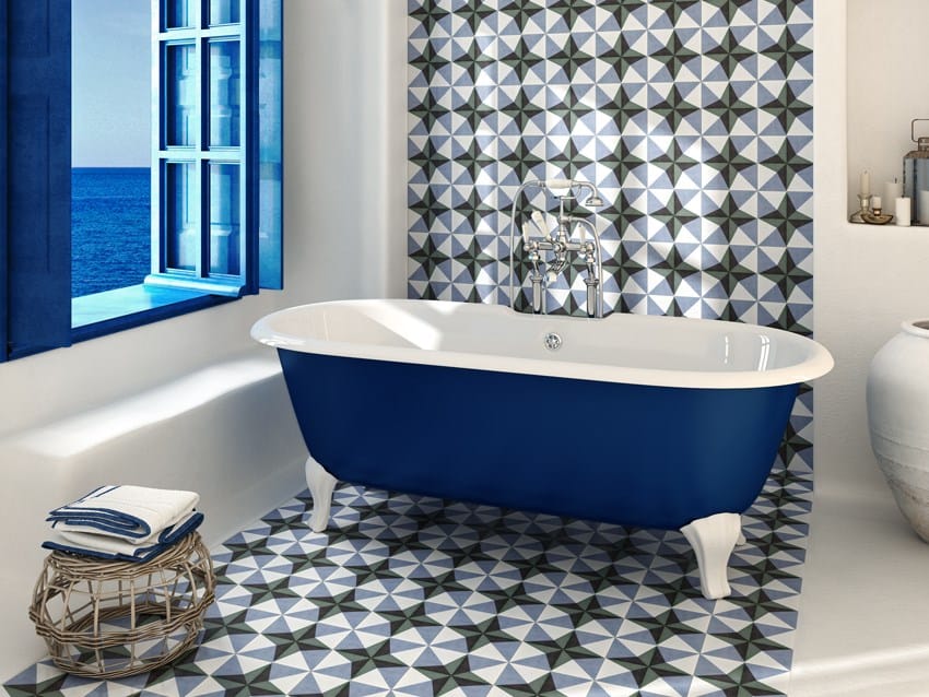 Porcelain stoneware wall/floor tiles with encaustic effect SICILY TILES ...