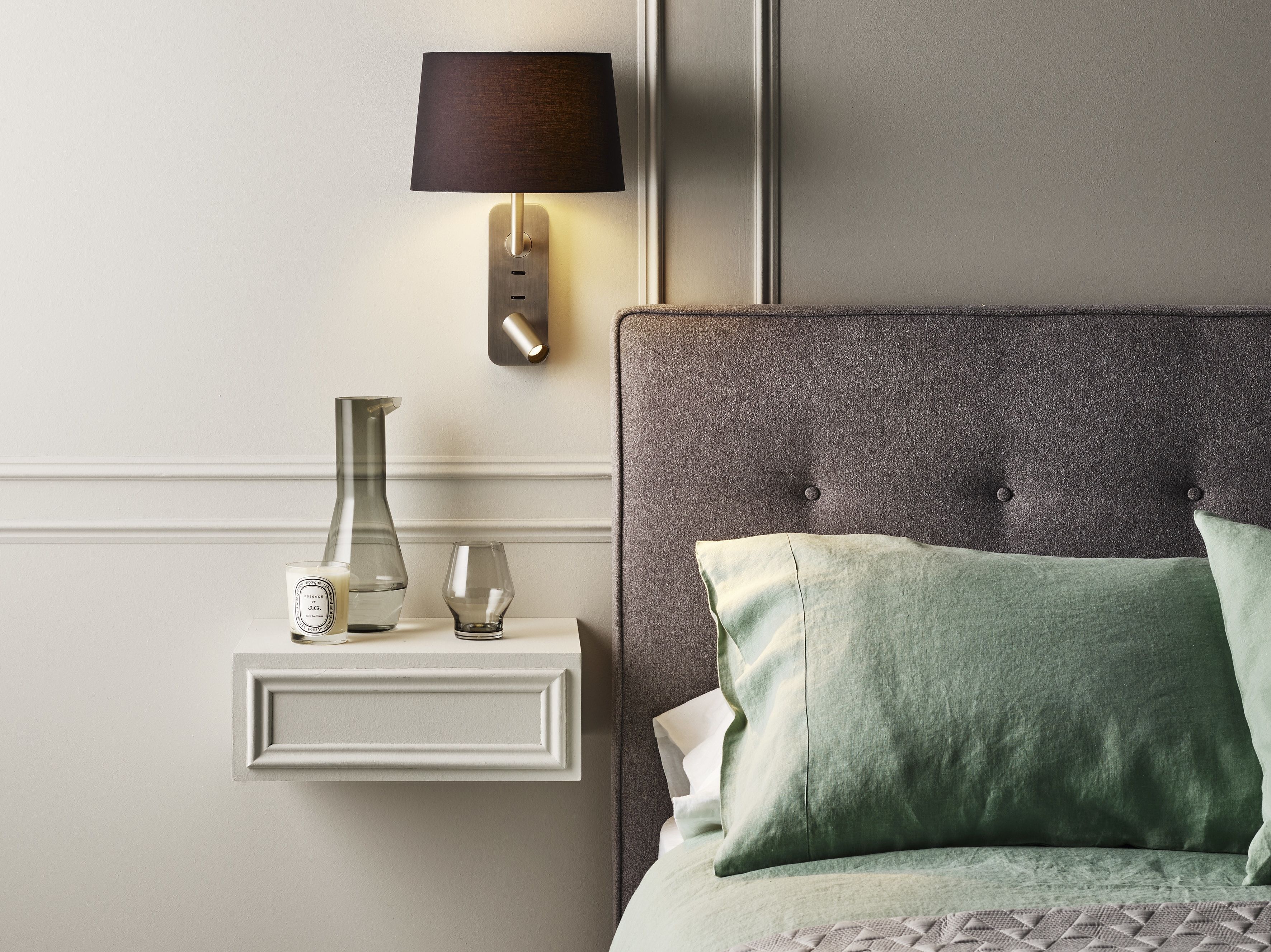 LED direct-indirect light reading lamp SIDE BY SIDE By Astro Lighting