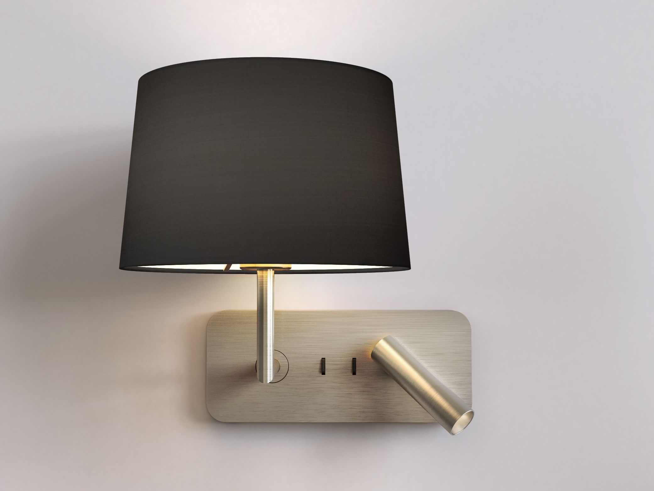 LED metal reading lamp with USB SIDE BY SIDE GRANDE USB By Astro ...