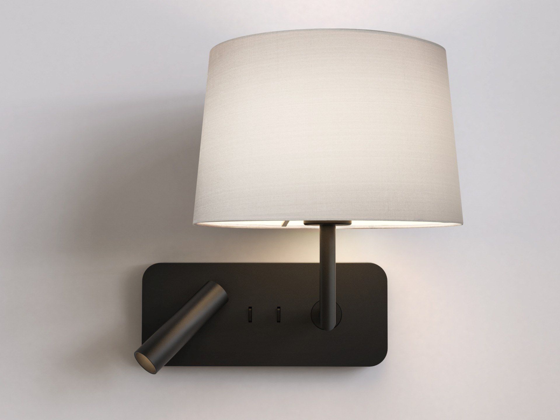 LED metal reading lamp with USB SIDE BY SIDE GRANDE USB By Astro ...