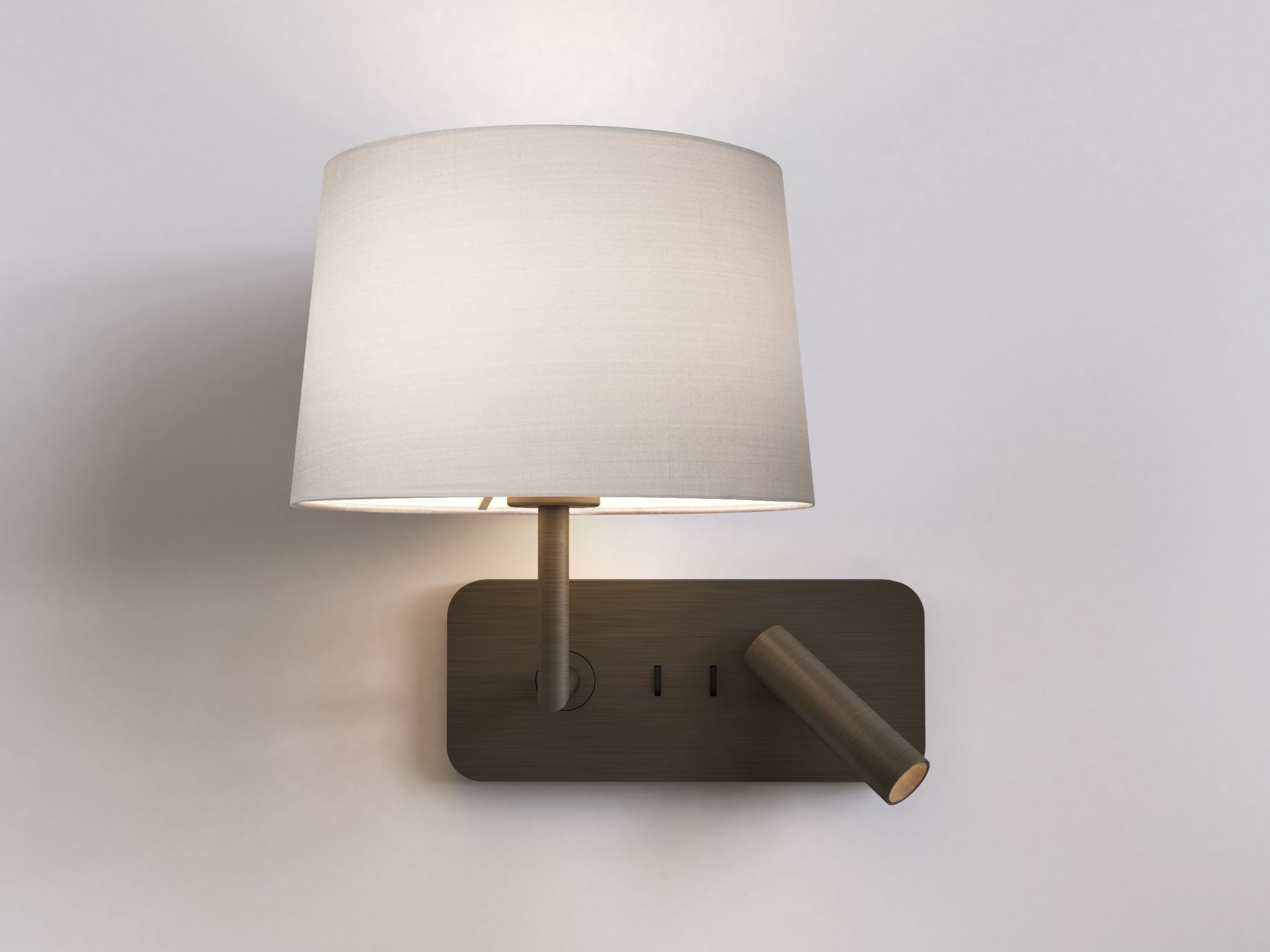 LED metal reading lamp with USB SIDE BY SIDE GRANDE USB By Astro ...