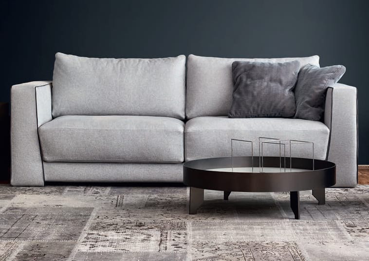 Round glass and steel coffee table SIEVE By Bodema design NCB ARCHITETTURA