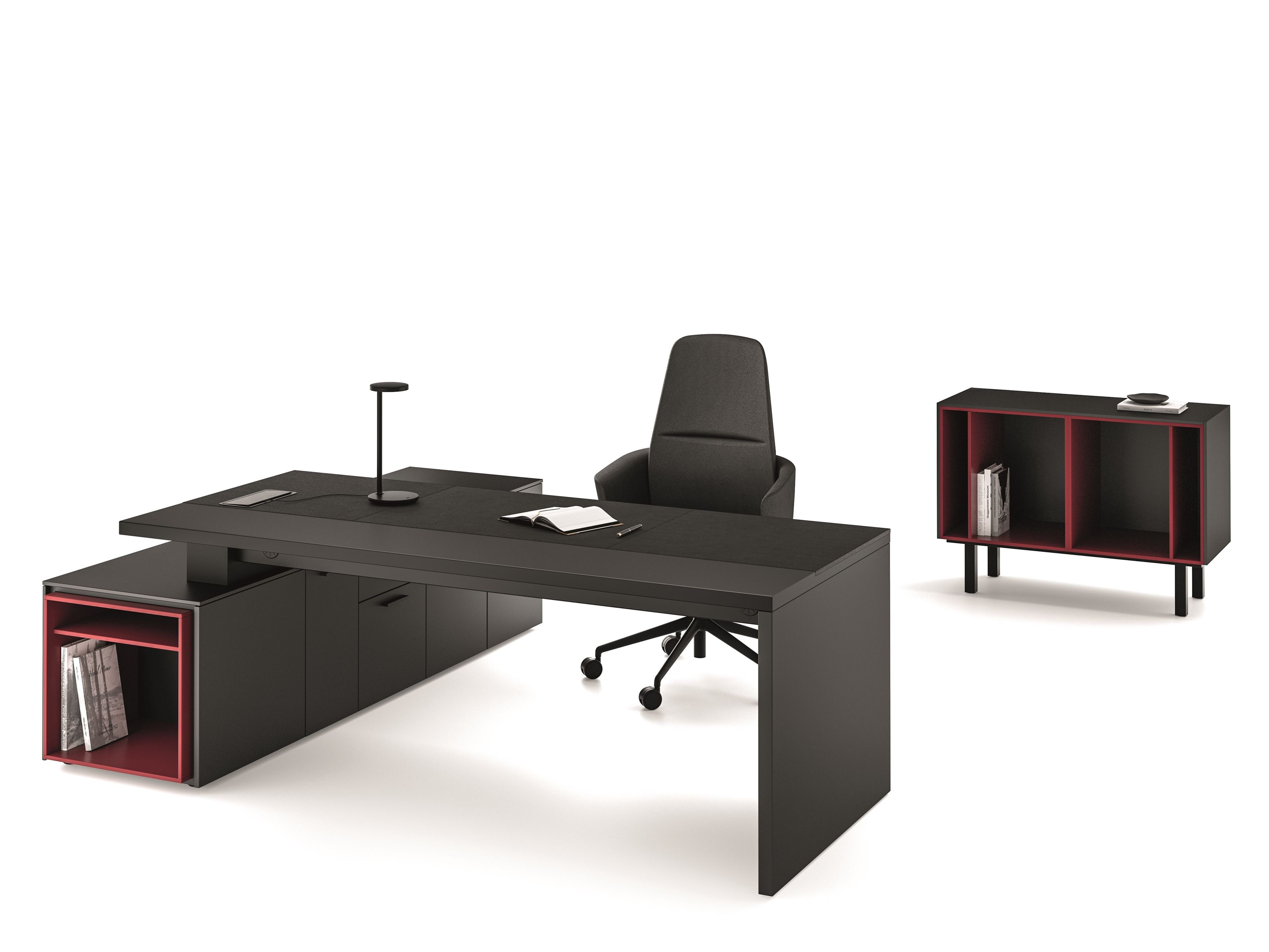 SILE Executive desk with shelves By Bralco | design Monica Fernandes ...