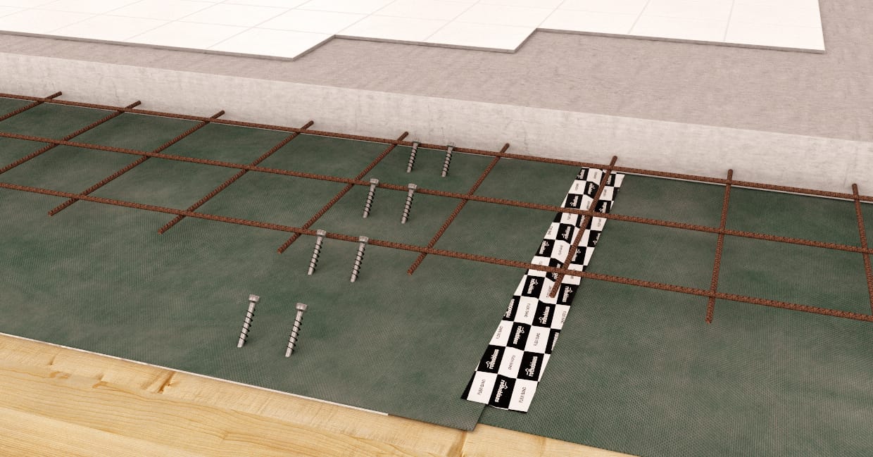 Impact insulation system SILENT FLOOR By ROTHOBLAAS