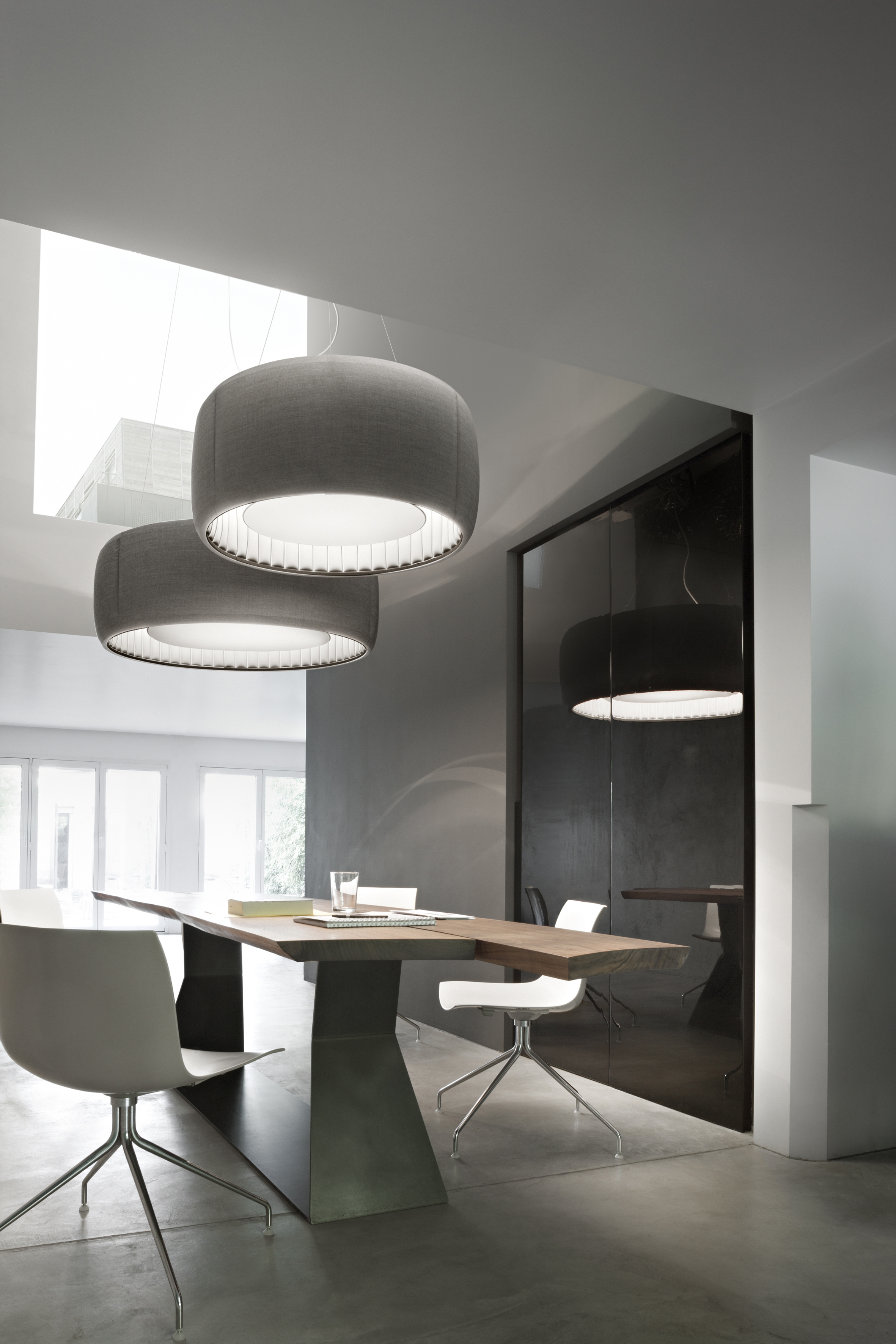 SILENZIO Acoustic pendant lamp By Luceplan