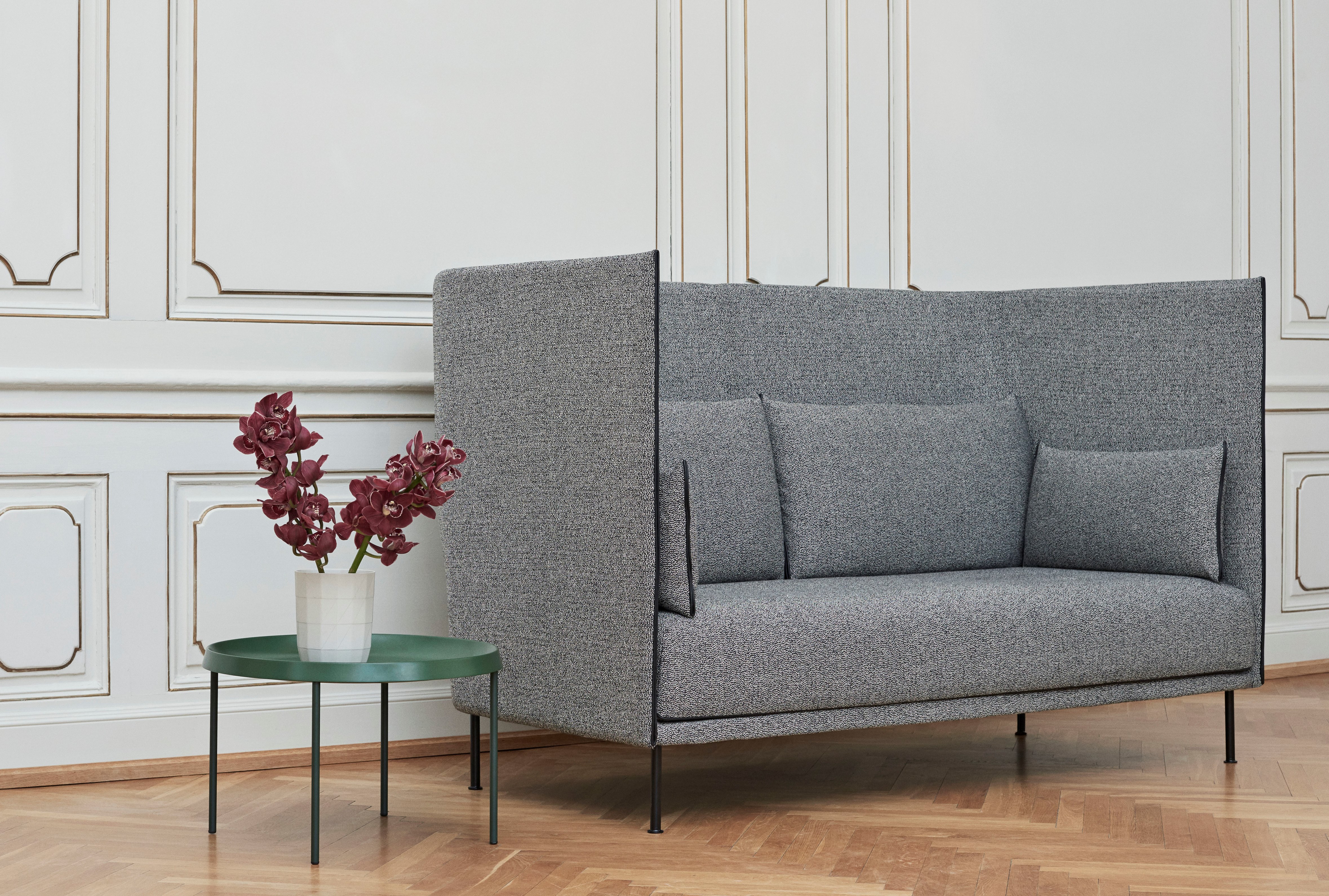 SILHOUETTE HIGH BACK 2 seater high-back sofa By Hay | design GamFratesi