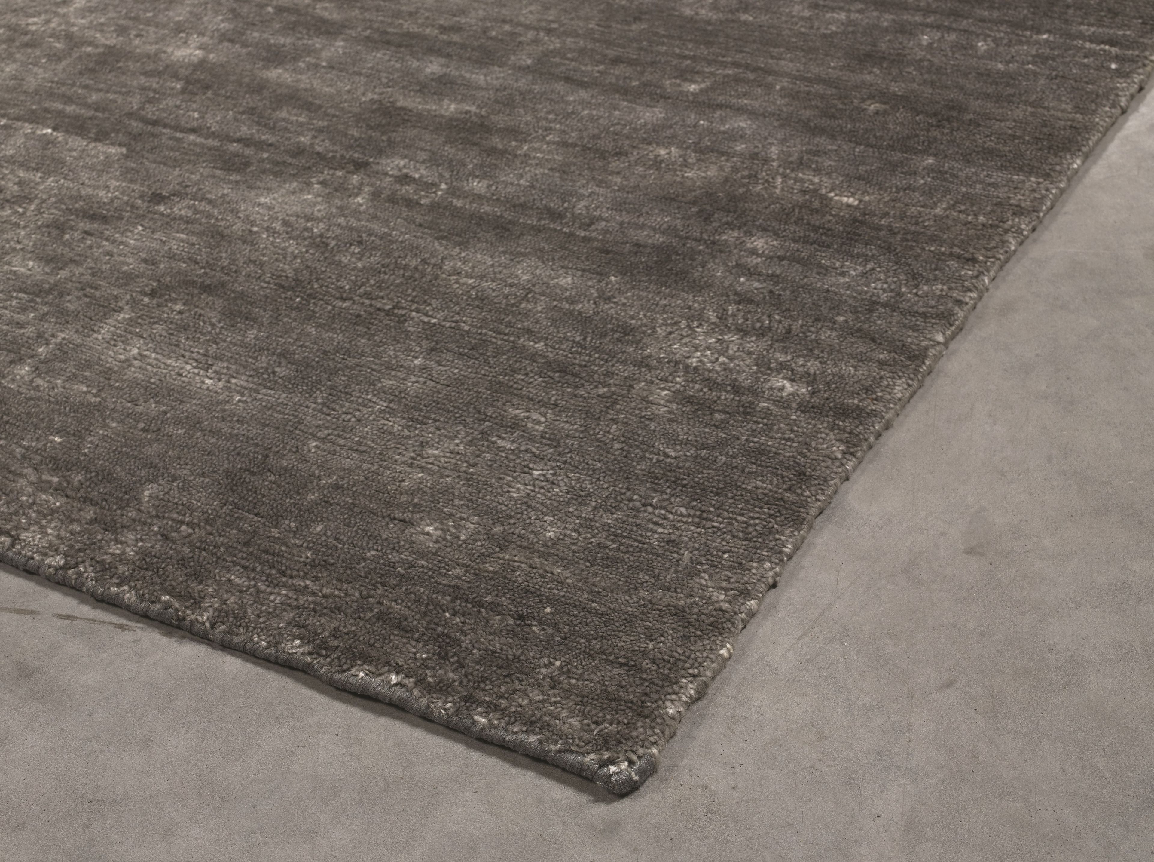 Solid-color rectangular rug SILKY Luxury Collection By Angelo