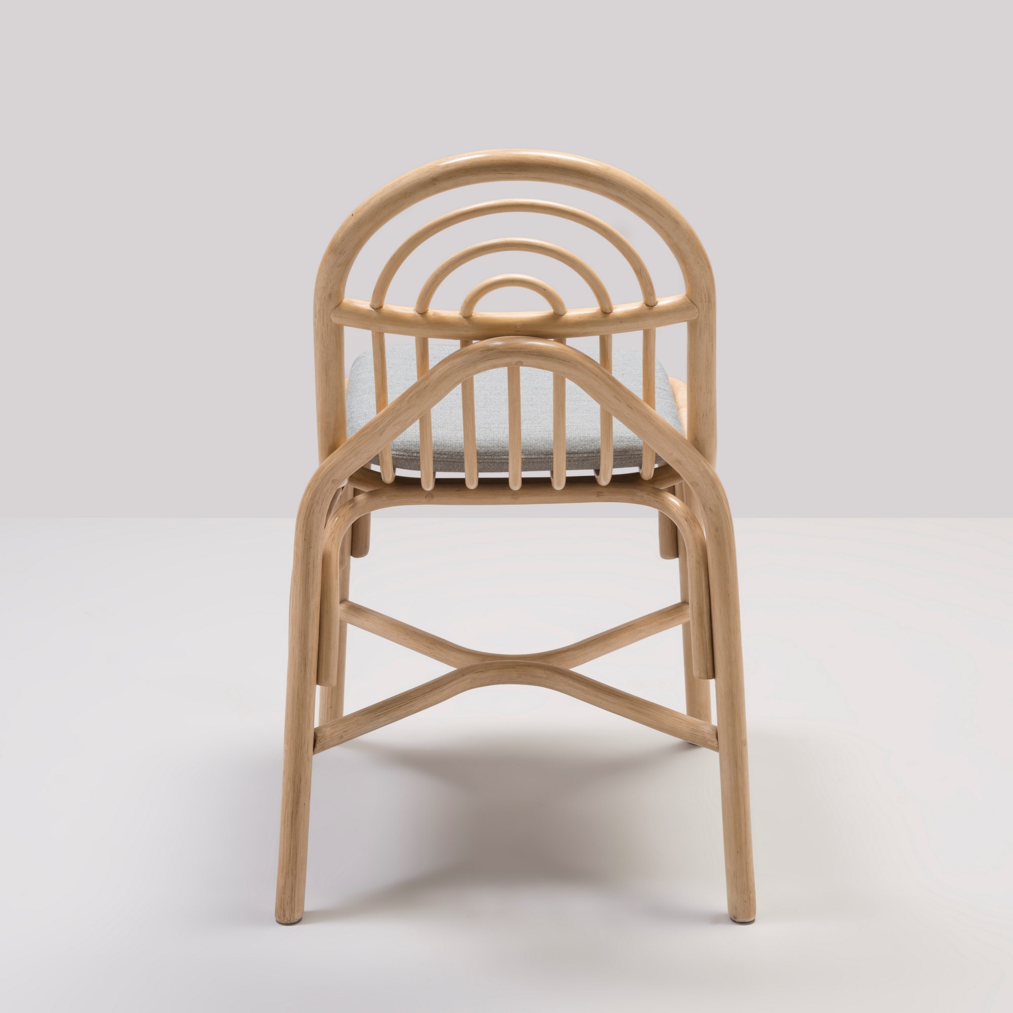 Rattan chair with integrated cushion SILLON By Orchid Edition design ...