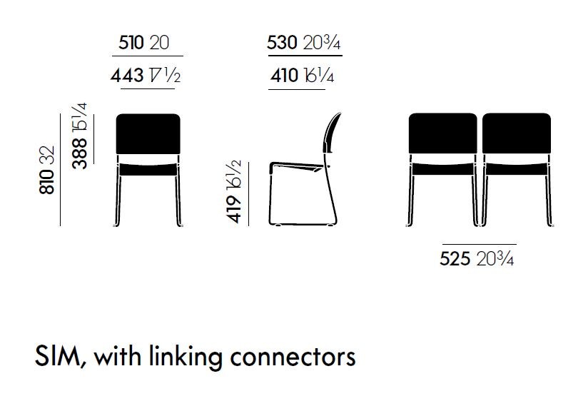 SIM Chair By Vitra | design Jasper Morrison