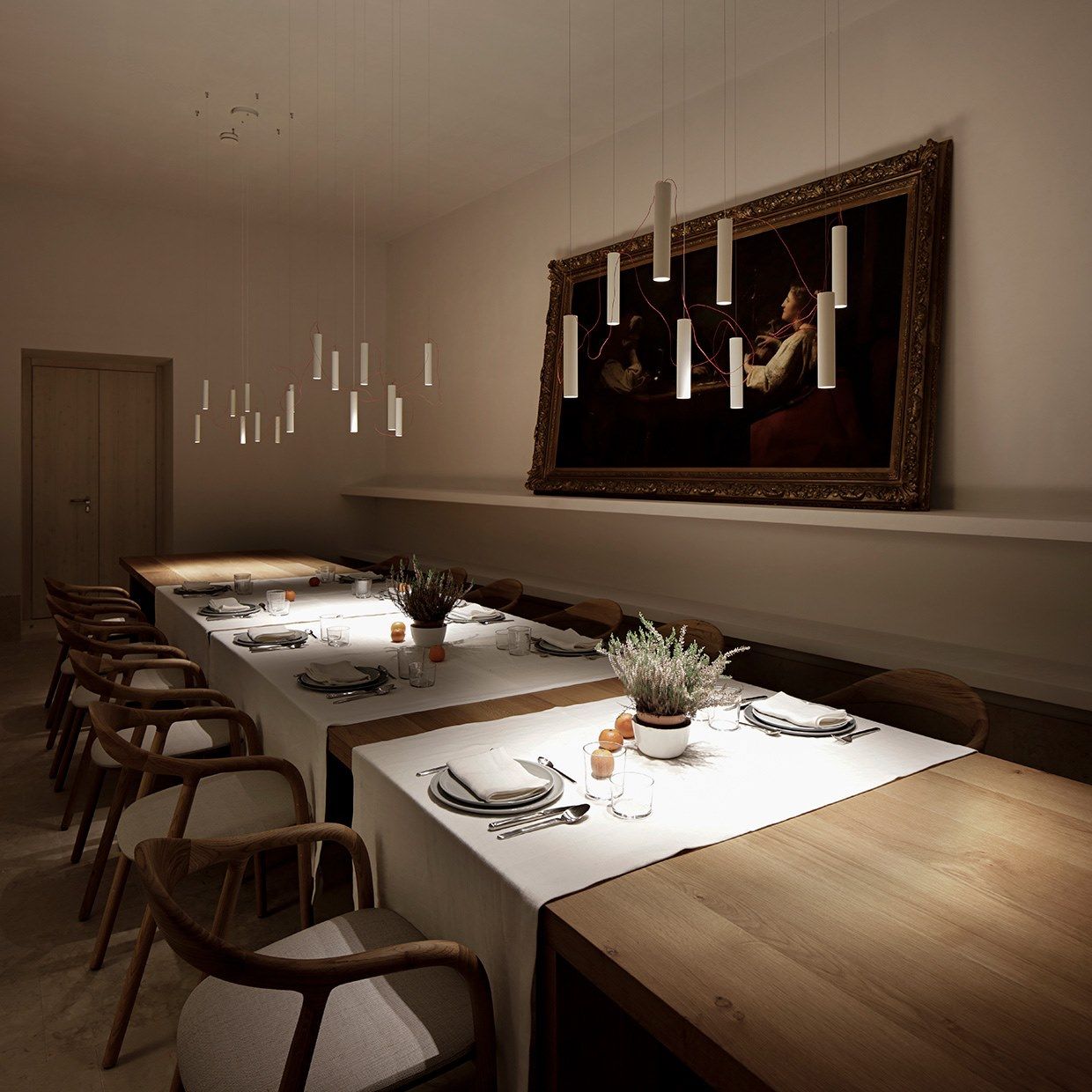 SIMBIOSI LED metal pendant lamp By DAVIDE GROPPI | design Davide Groppi