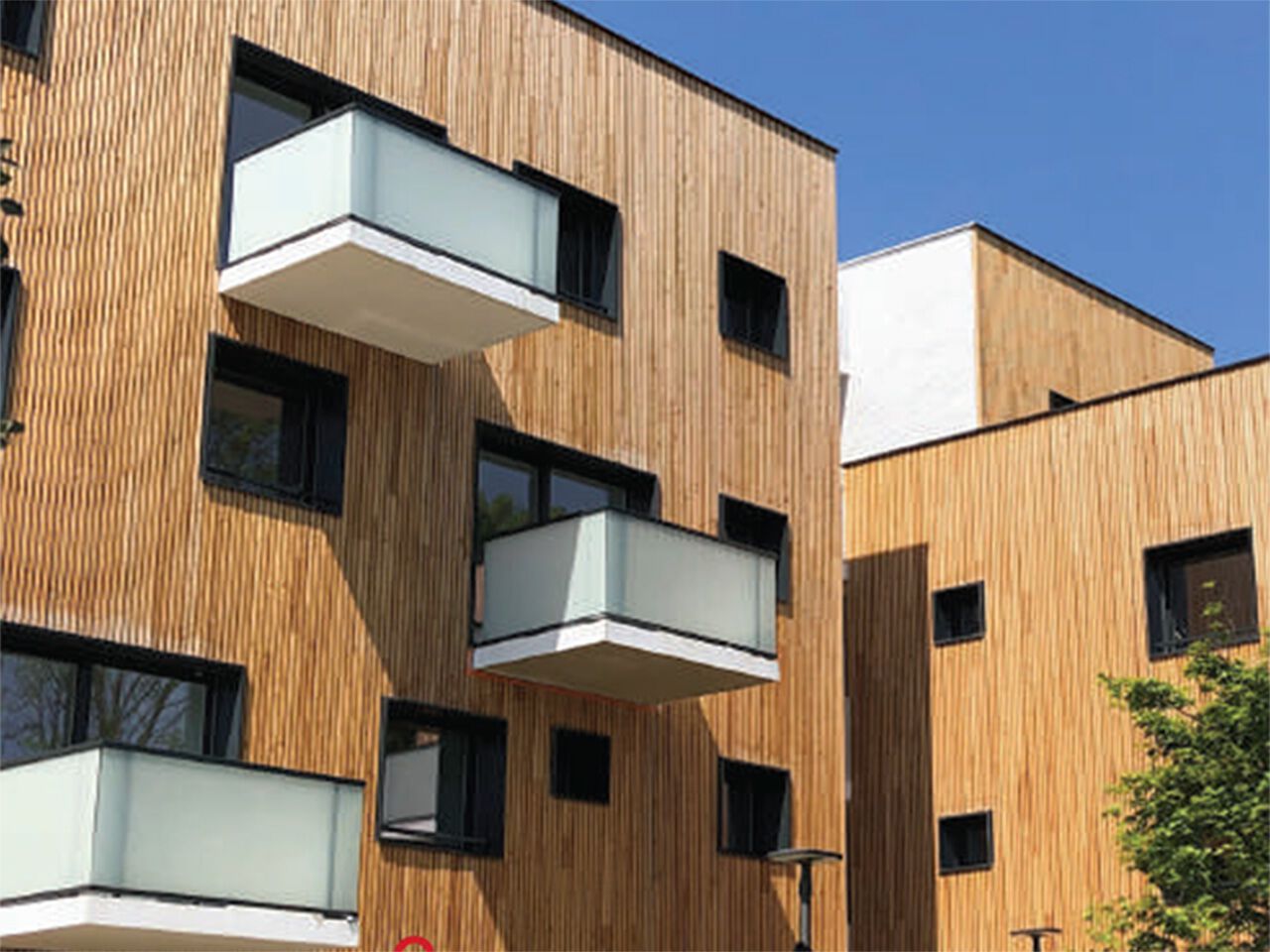 Facade coatings Wood panel for facade By SIMONIN