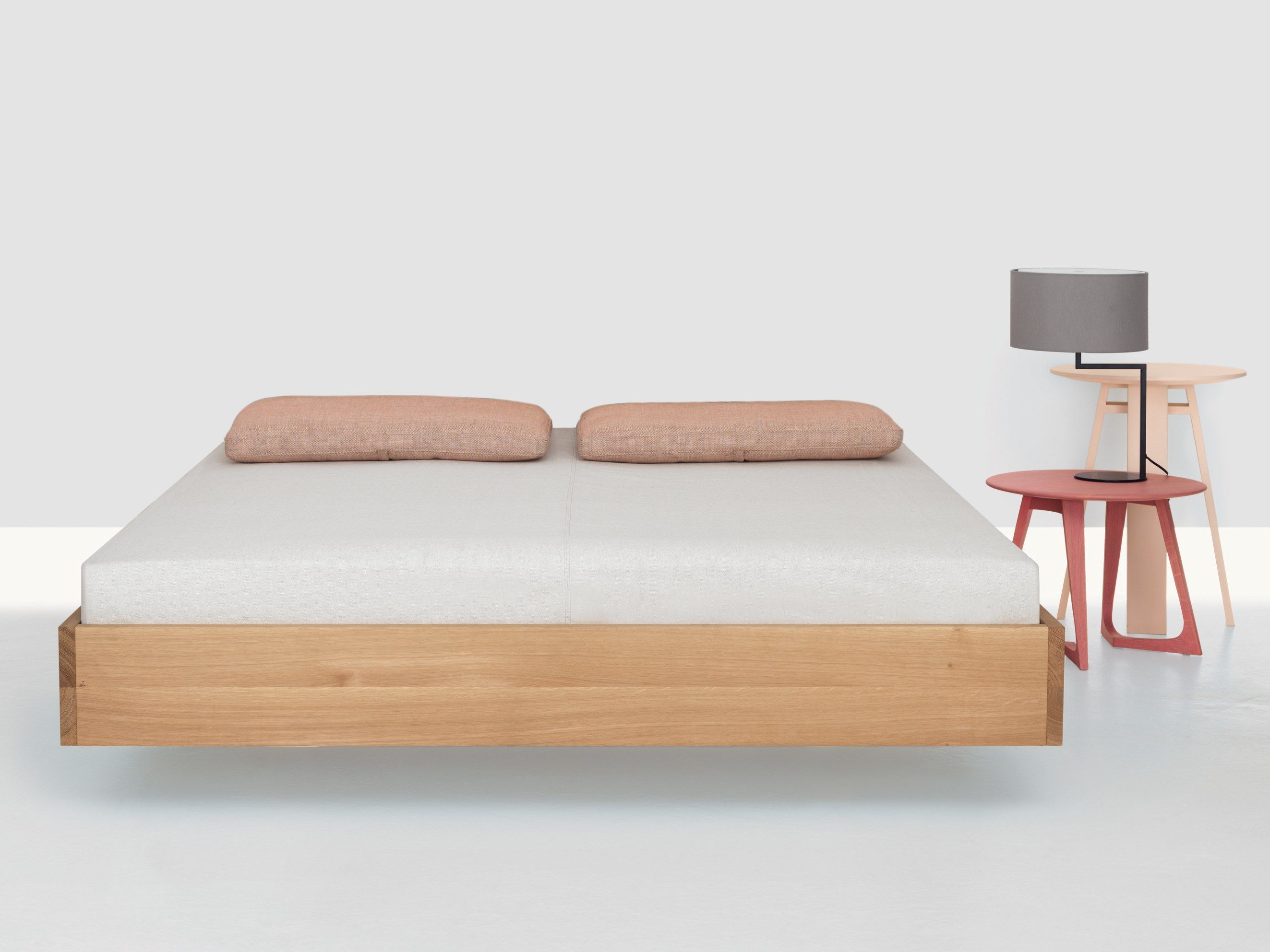 SIMPLE Solid wood double bed By ZEITRAUM | design Formstelle