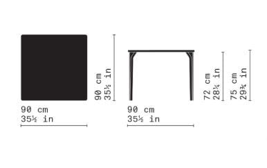 SIMPLE | Square table Simple Collection By Very Wood design This Weber