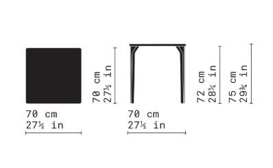SIMPLE | Square table Simple Collection By Very Wood design This Weber
