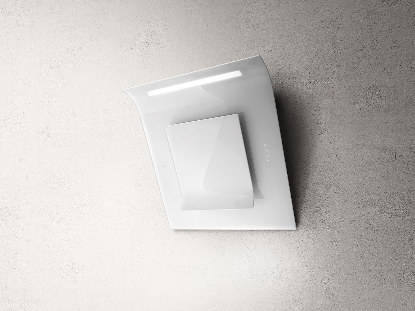 Campana extractora de vidrio de pared SINFONIA By Elica diseño Elica ...