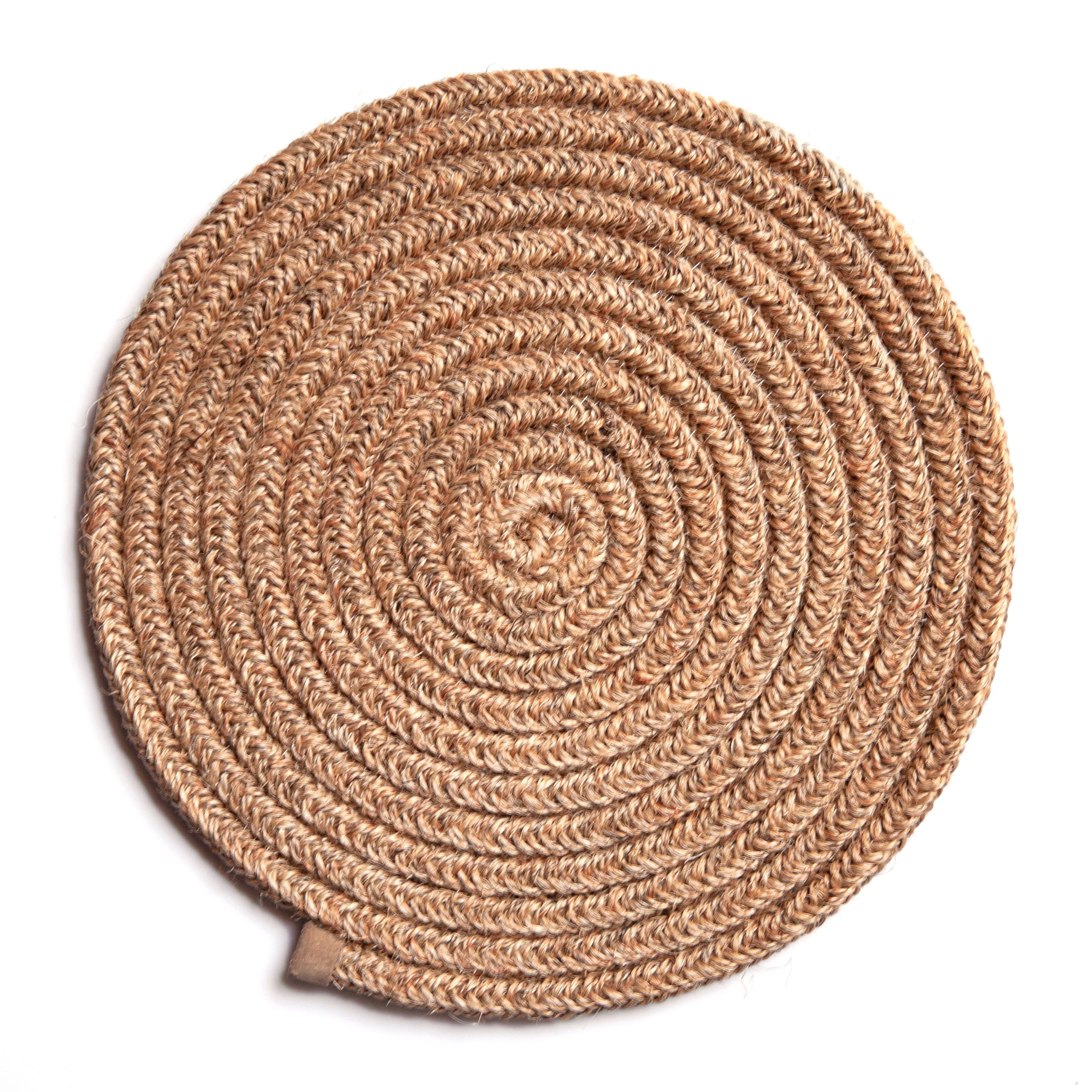 SISAL ROPE CURVE Rug By NATURTEX