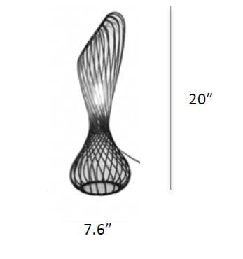 Steel table lamp SISI EKO By STUDIO LANI