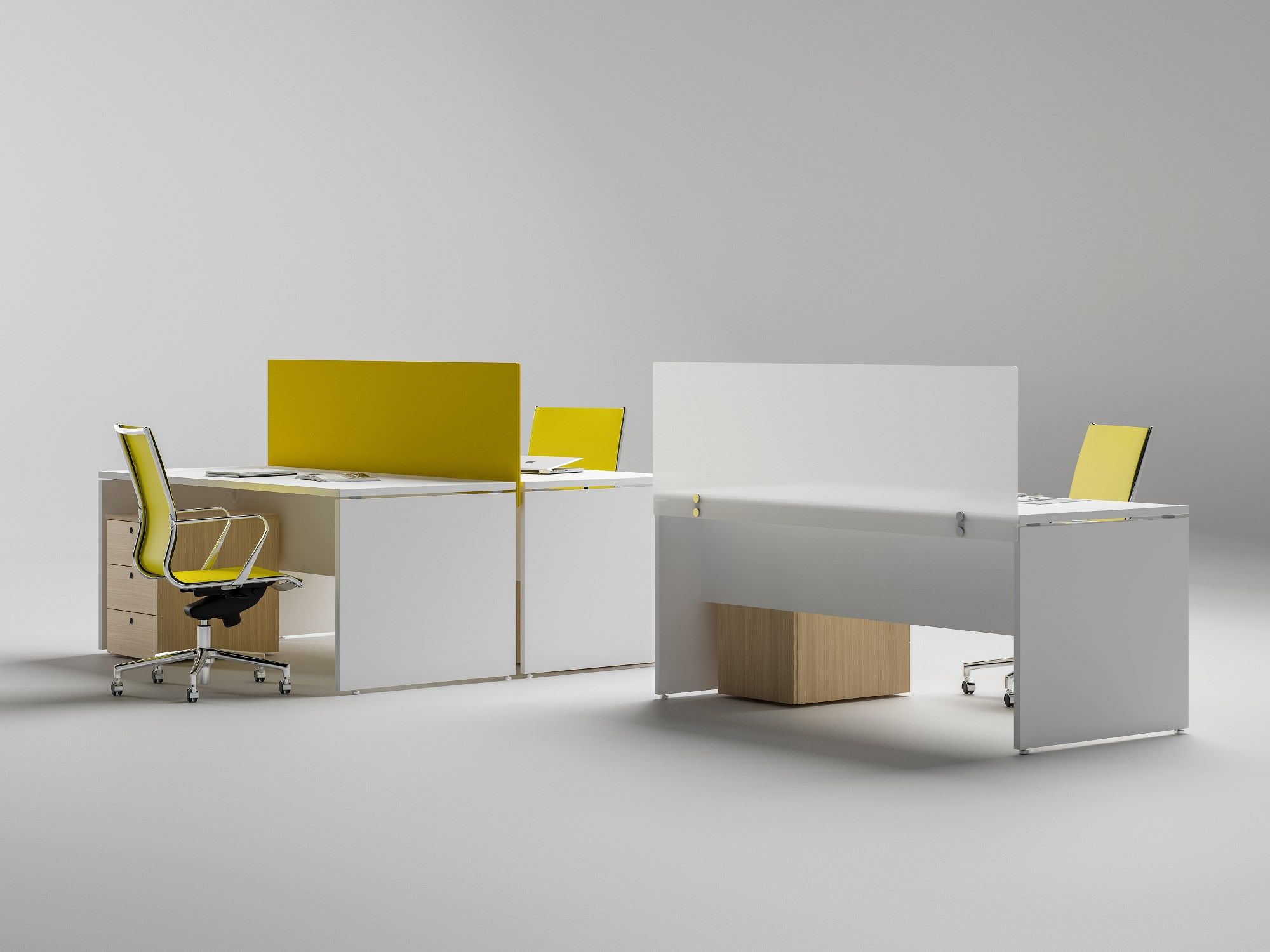 Workstation desk SISTEMA 28 - BASIC By FANTONI