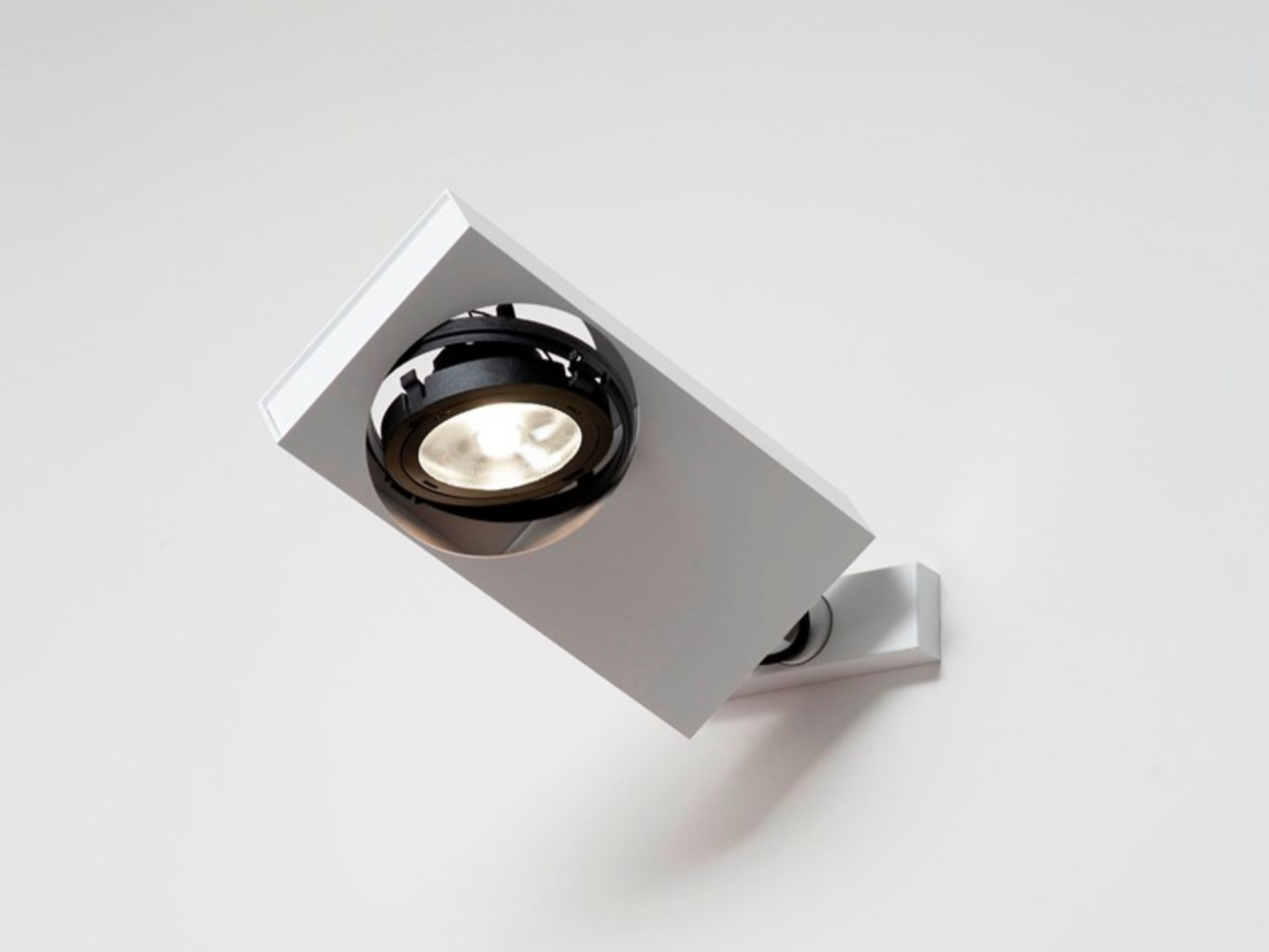 SISTEMA BRICK LED wall-mounted adjustable aluminium spotlight By ...