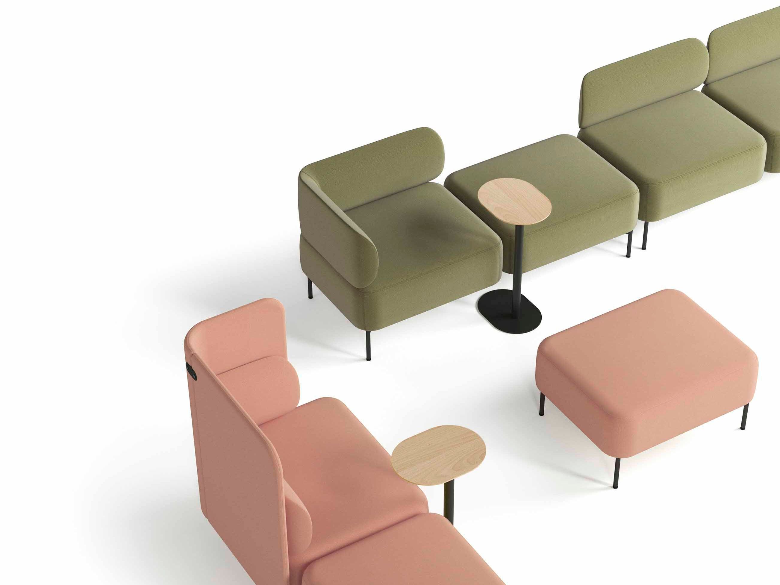 Panca modulare in tessuto BERIRAMA - SITLOSOPHY® - Edilportale