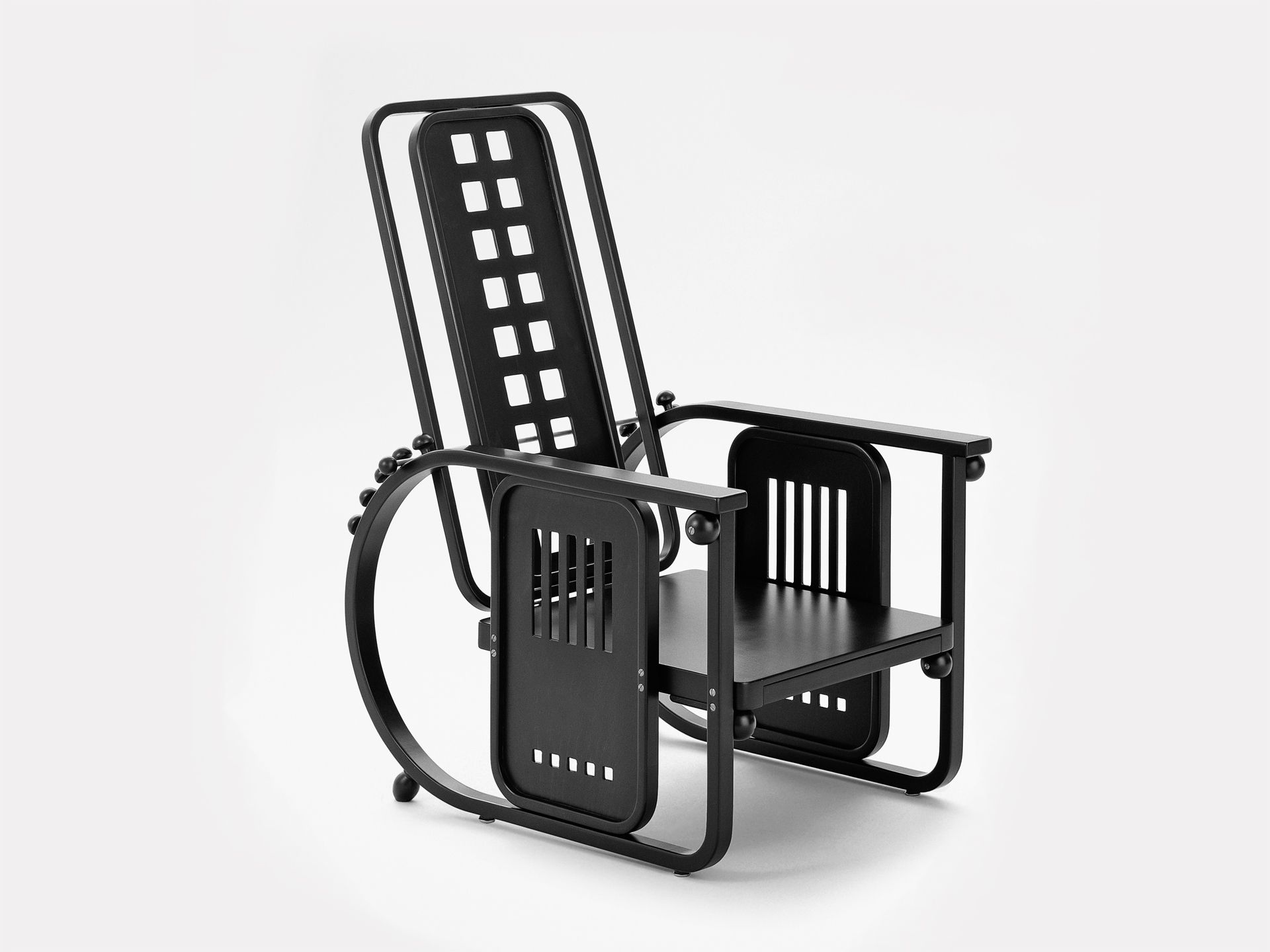 SITZMASCHINE Recliner armchair By Wittmann | design Josef Hoffmann