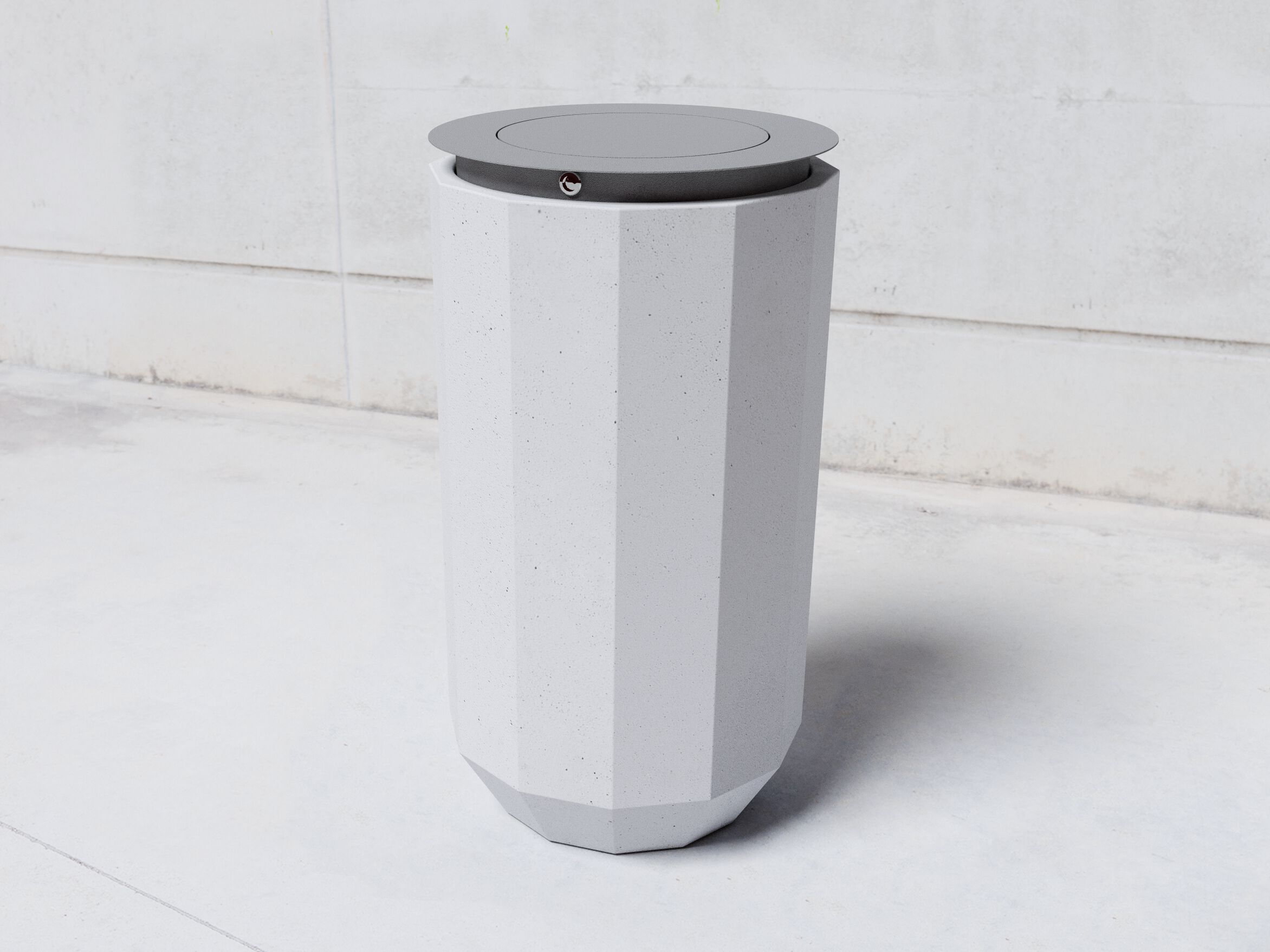 WUUD Fiber-reinforced concrete litter bin By SIT | design João Carvalho