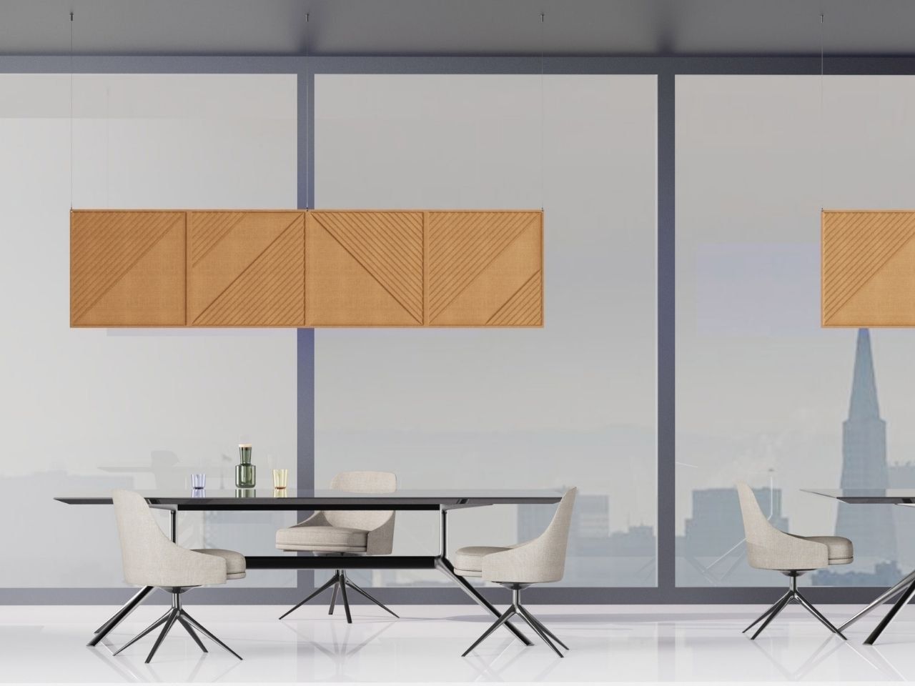 SKIN BAFFLE baffles acoustiques By Isolmant