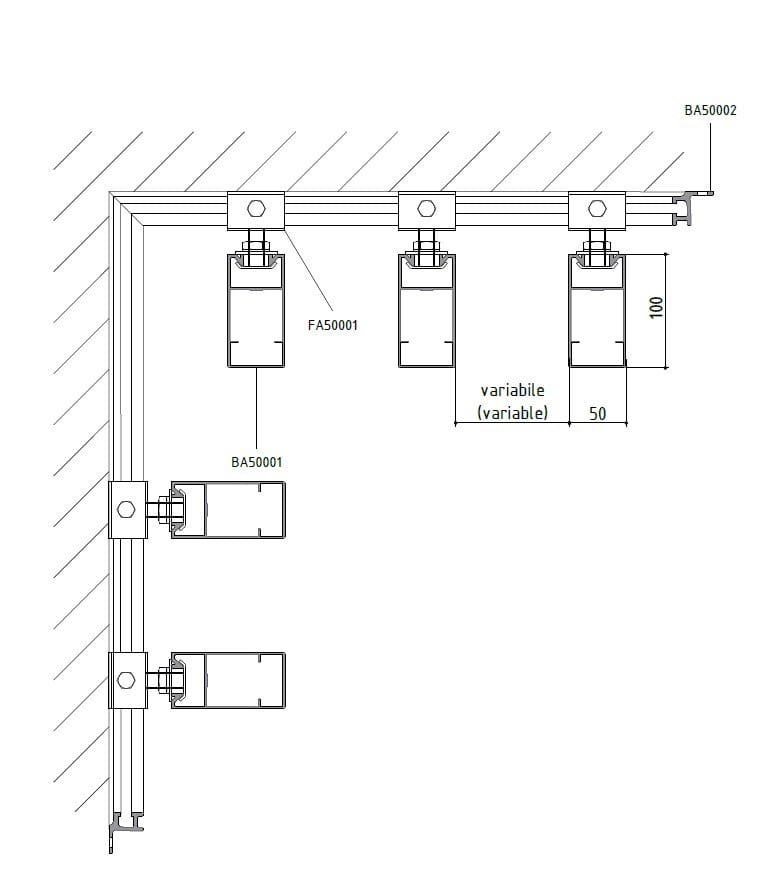 SKIN BATTENS 50 | 3D Wall Cladding with metal effect By ForMe Design