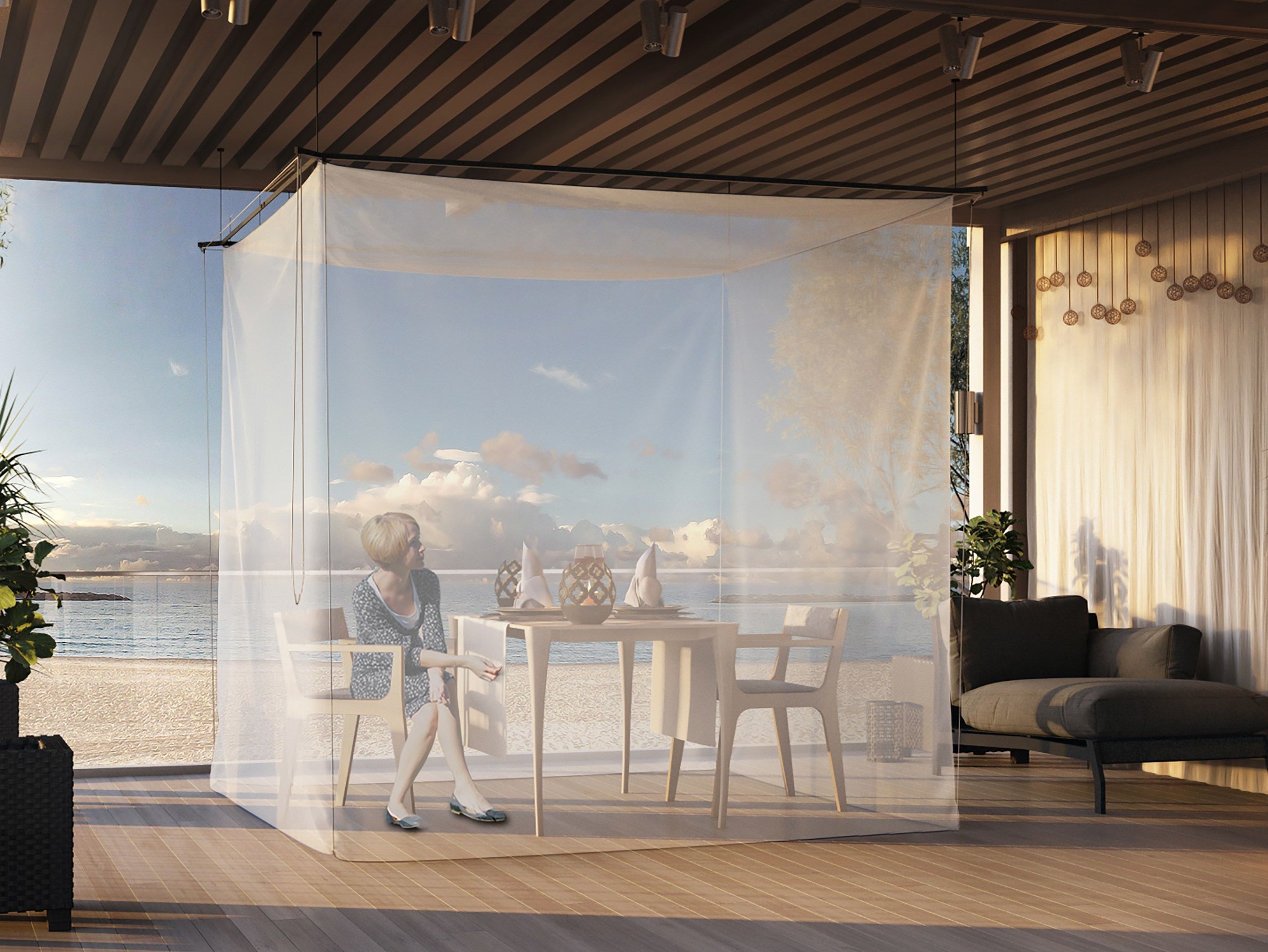 SKYROOM Moskito Canopy mosquito net By Movisi