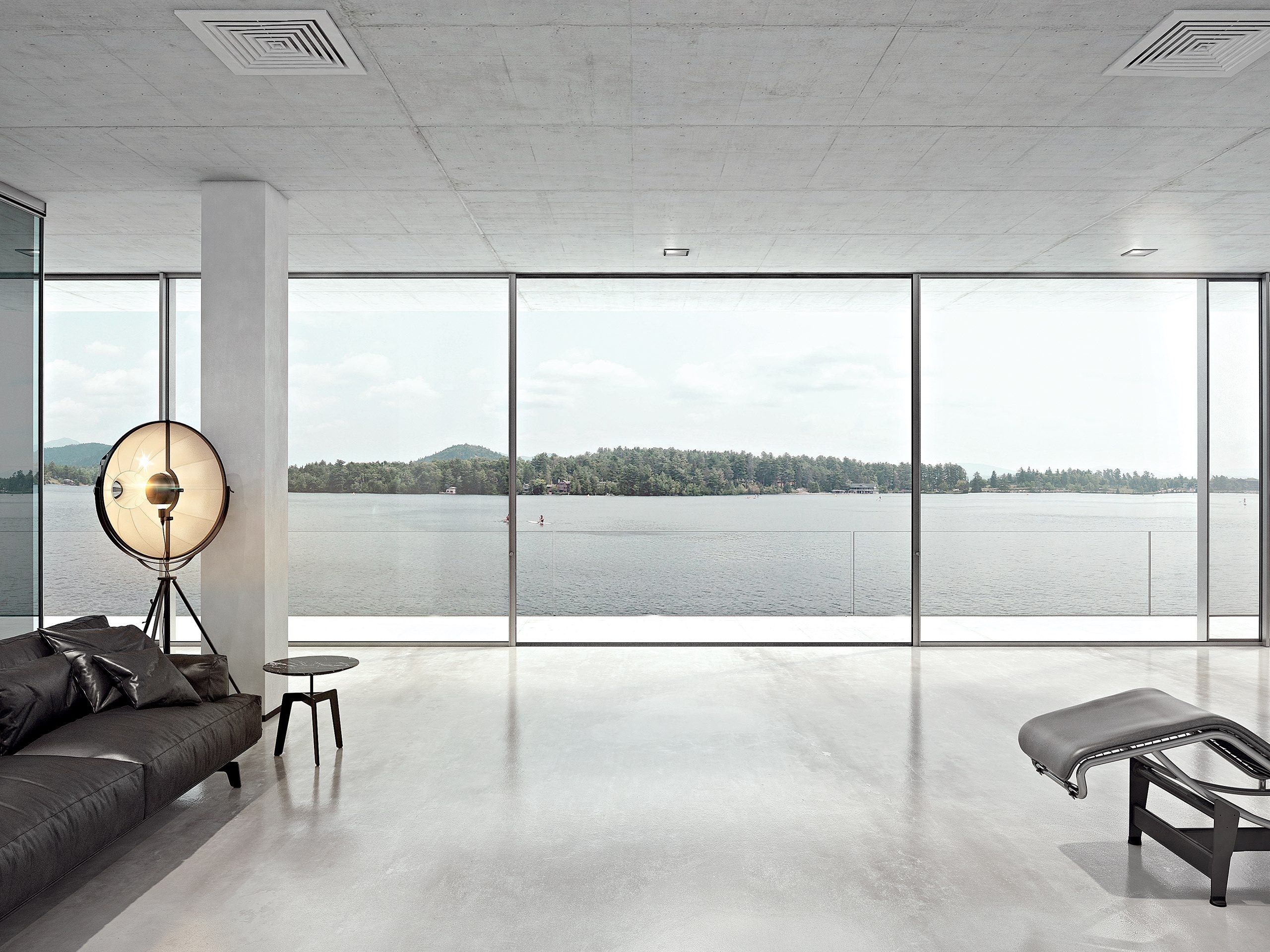 Vetrata scorrevole in alluminio e vetro SL 1300 - OVERVIEW - Ponzio ...