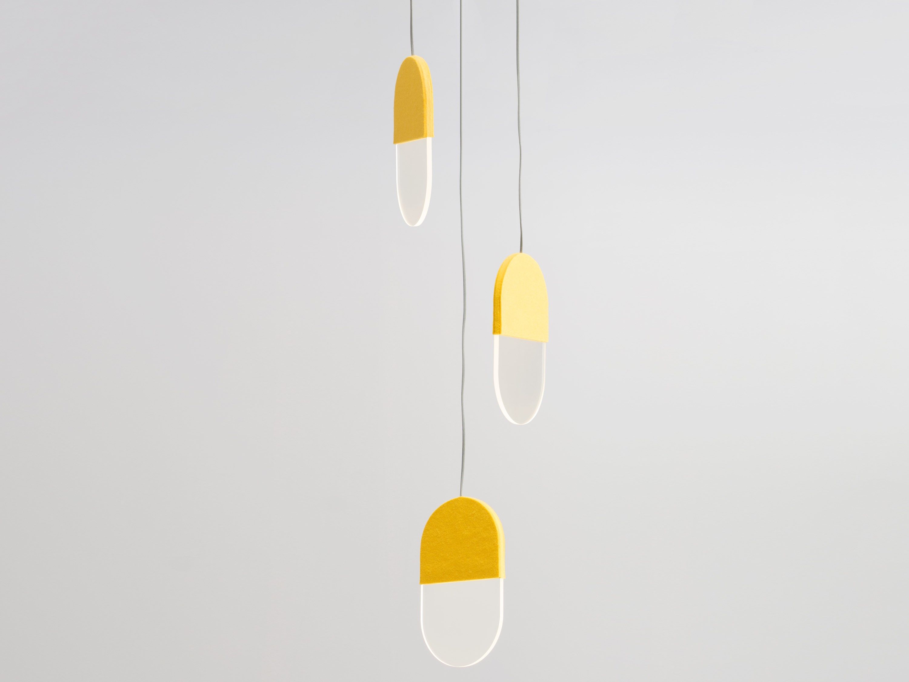 LED felt pendant lamp SLAB 20.3 Slab Collection By ANDlight design ...